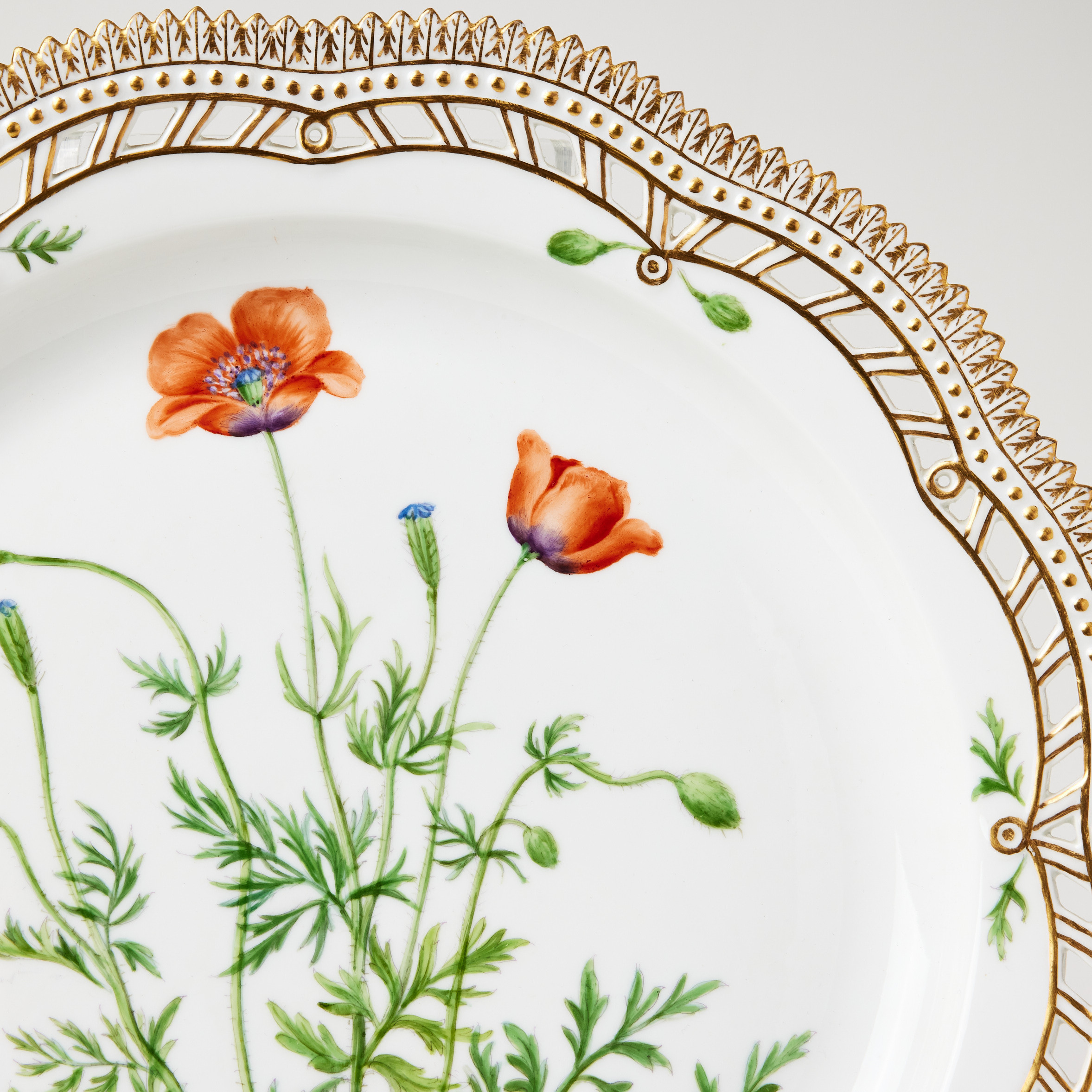 Images for 2537980. ROYAL COPENHAGEN. display dish, "Flora Danica ...