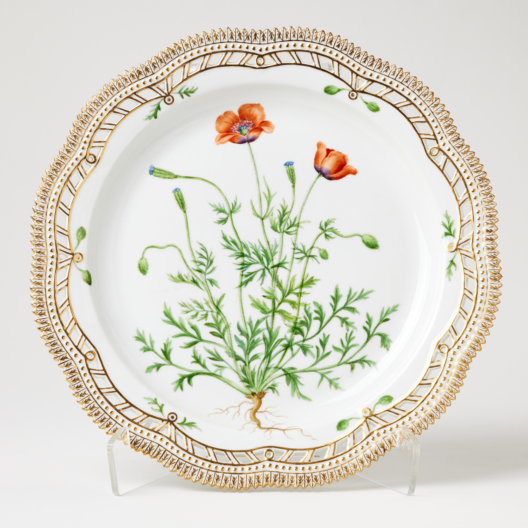 Images for 2537980. ROYAL COPENHAGEN. display dish, "Flora Danica ...
