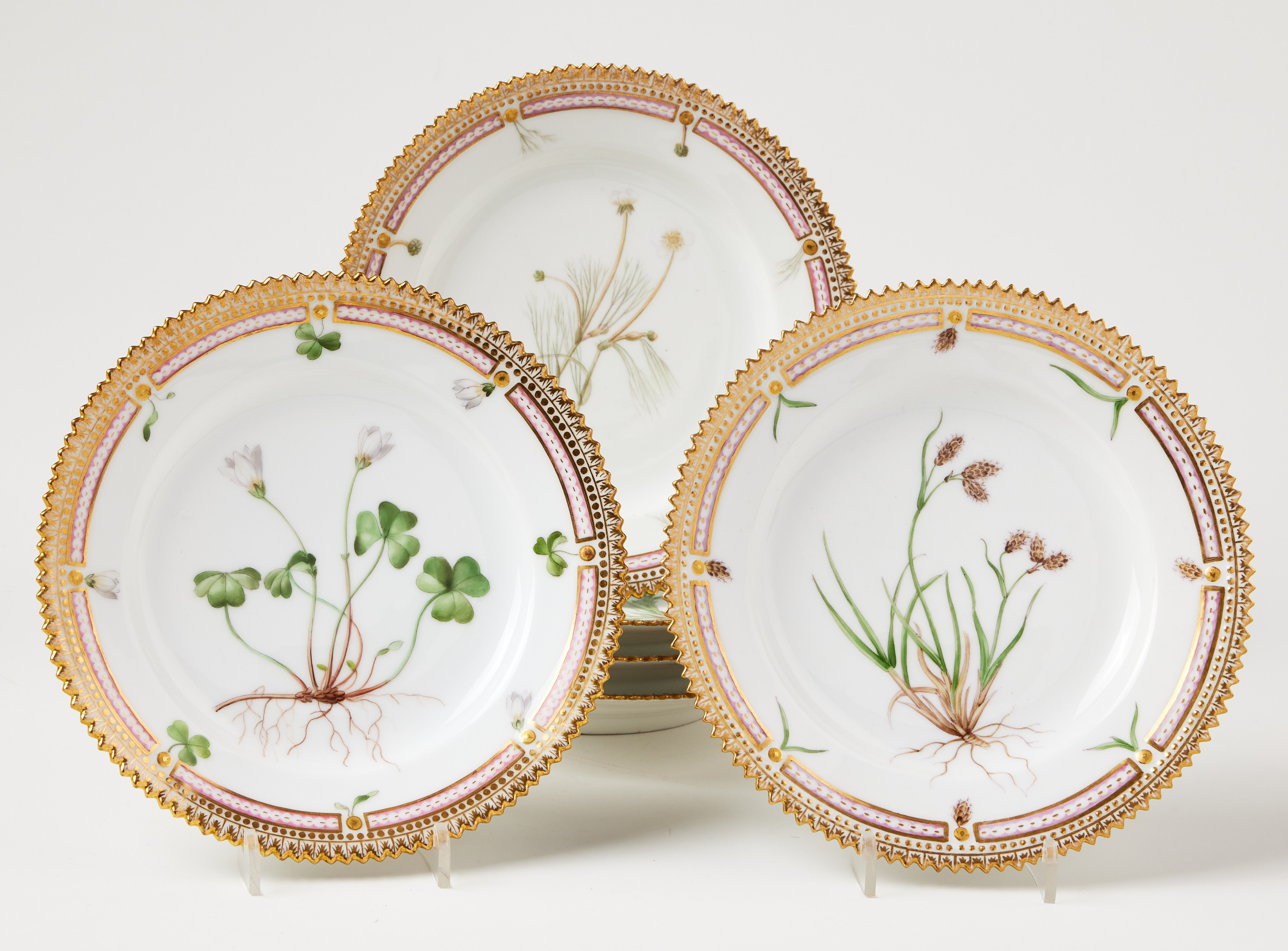 Images for 2538152. ROYAL COPENHAGEN. 12 plates "Flora Danica ...