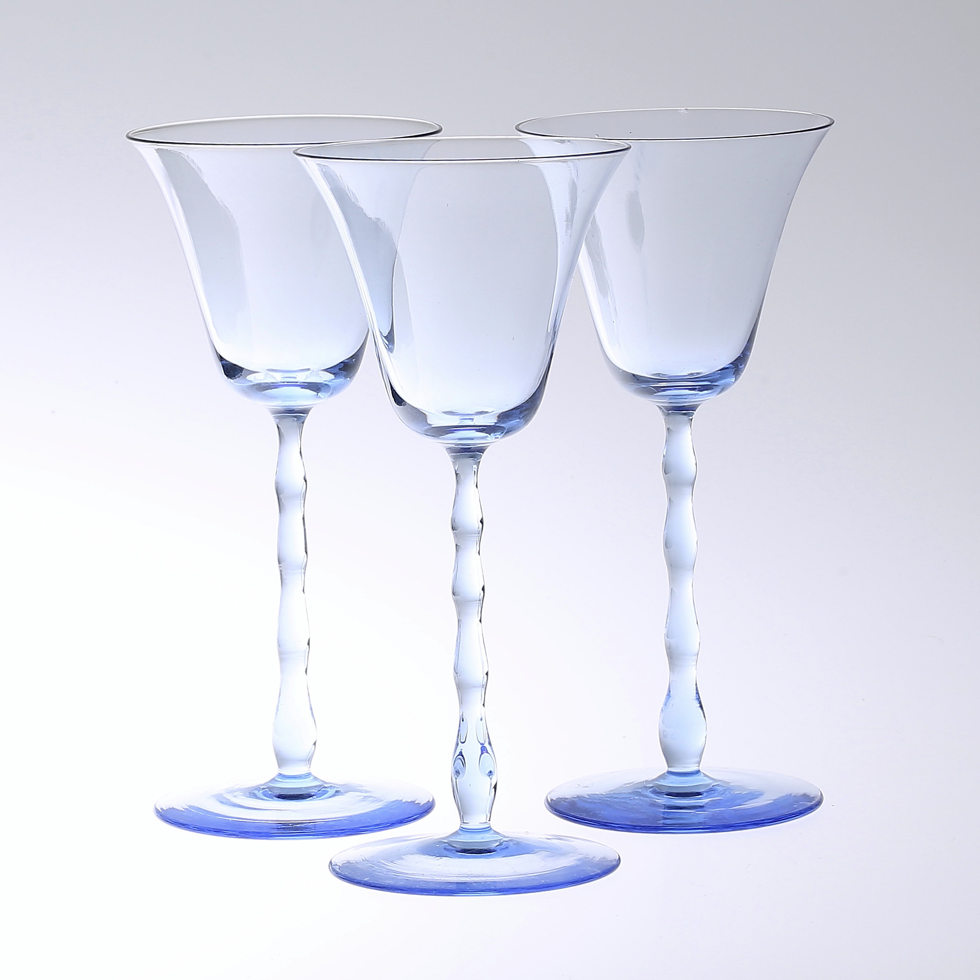 Images for 2538265. SIMON GATE. Wine glasses, 8 pieces, "Stork ...