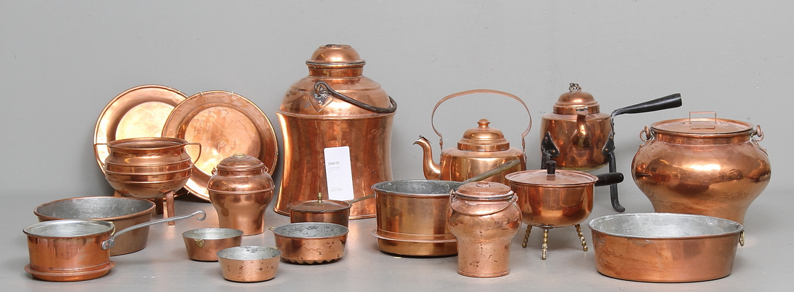 COPPER ITEMS, 1800-1900s. Silver & Metals - Pewter, Brass & Copper ...