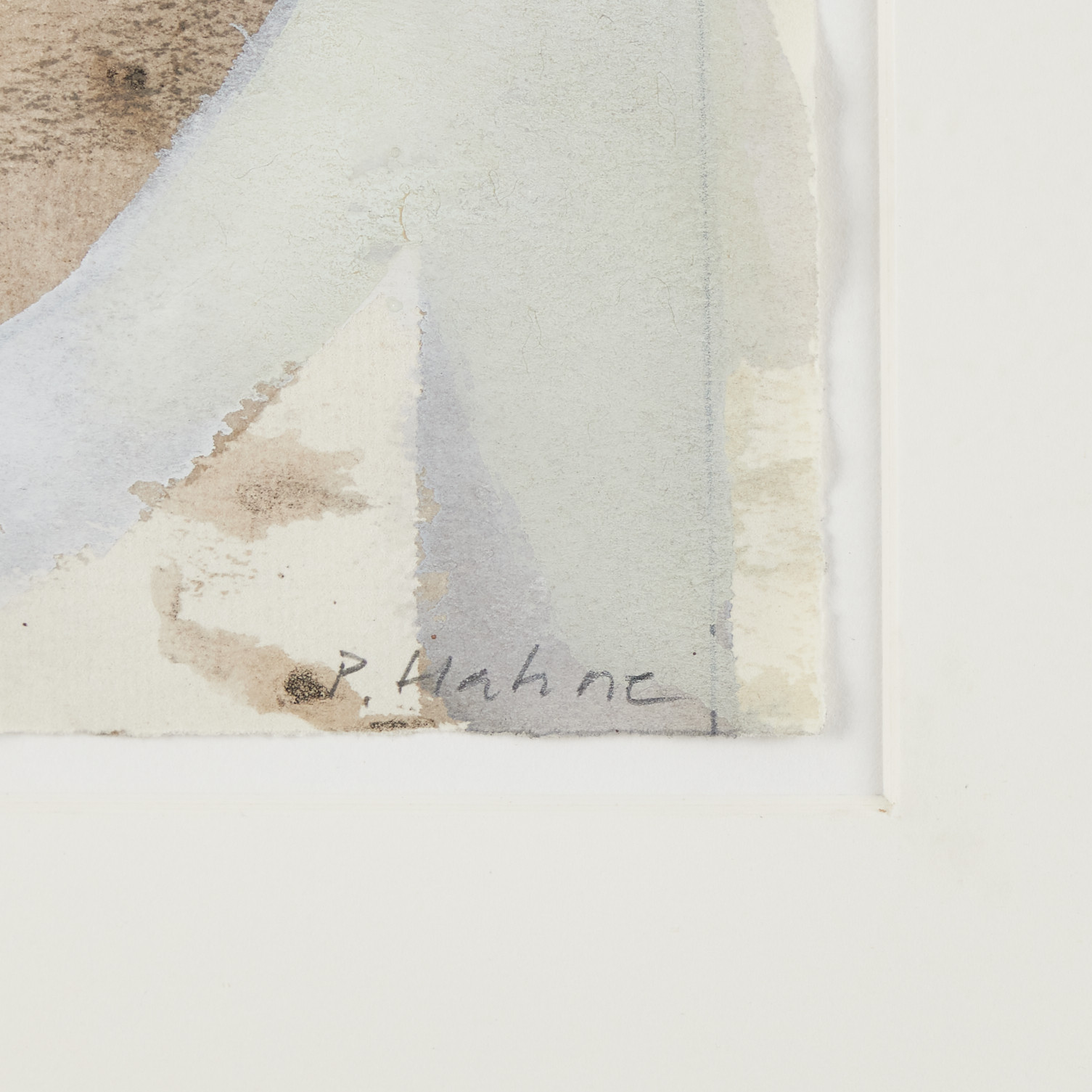 PETER HAHNE (FÖDD 1955). Komposition, signerad P Hahne, bladteknin ...