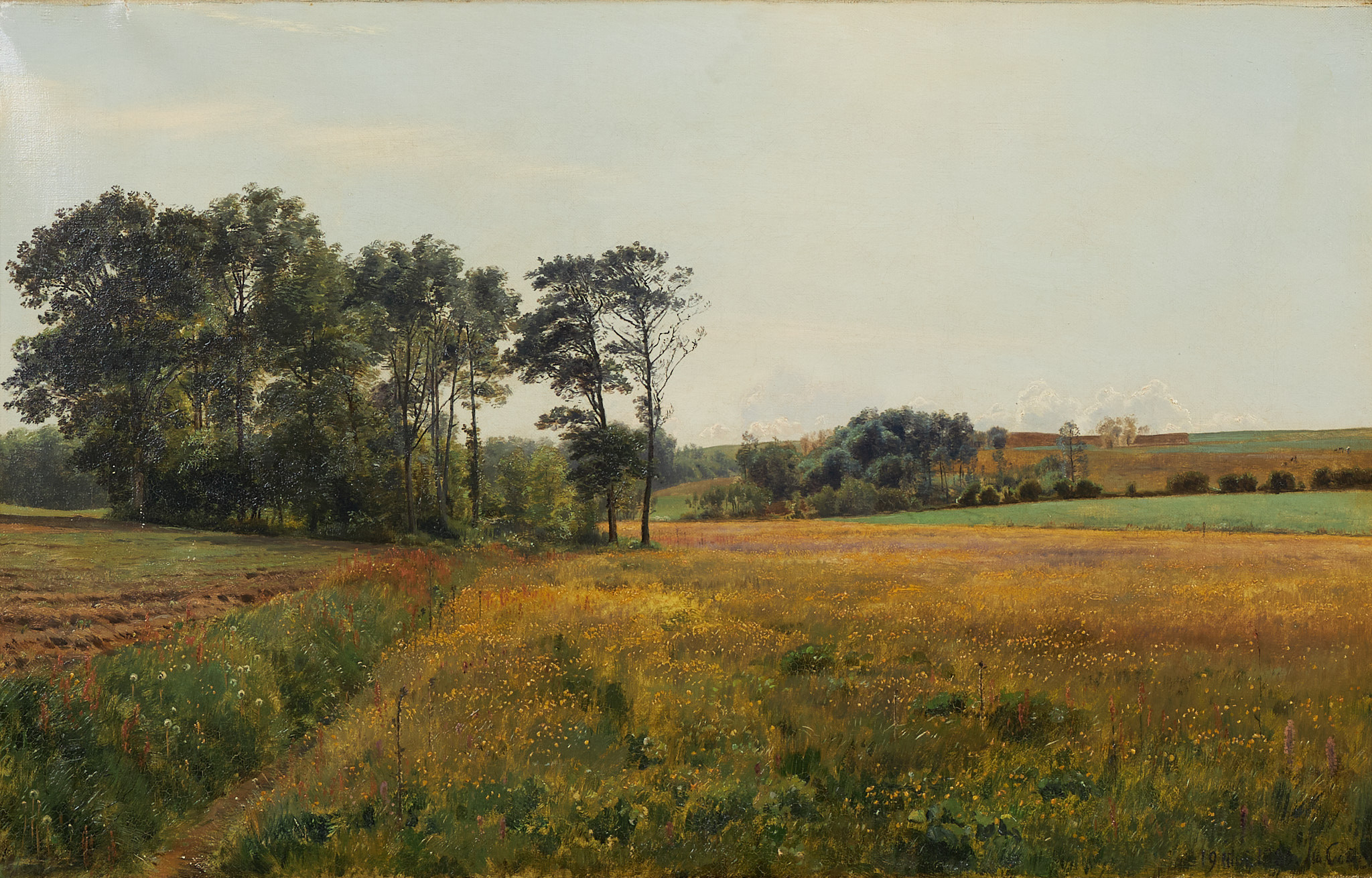 Images for 2542825. JANUS ANDREAS LA COUR (1837-1909). Blooming summer ...