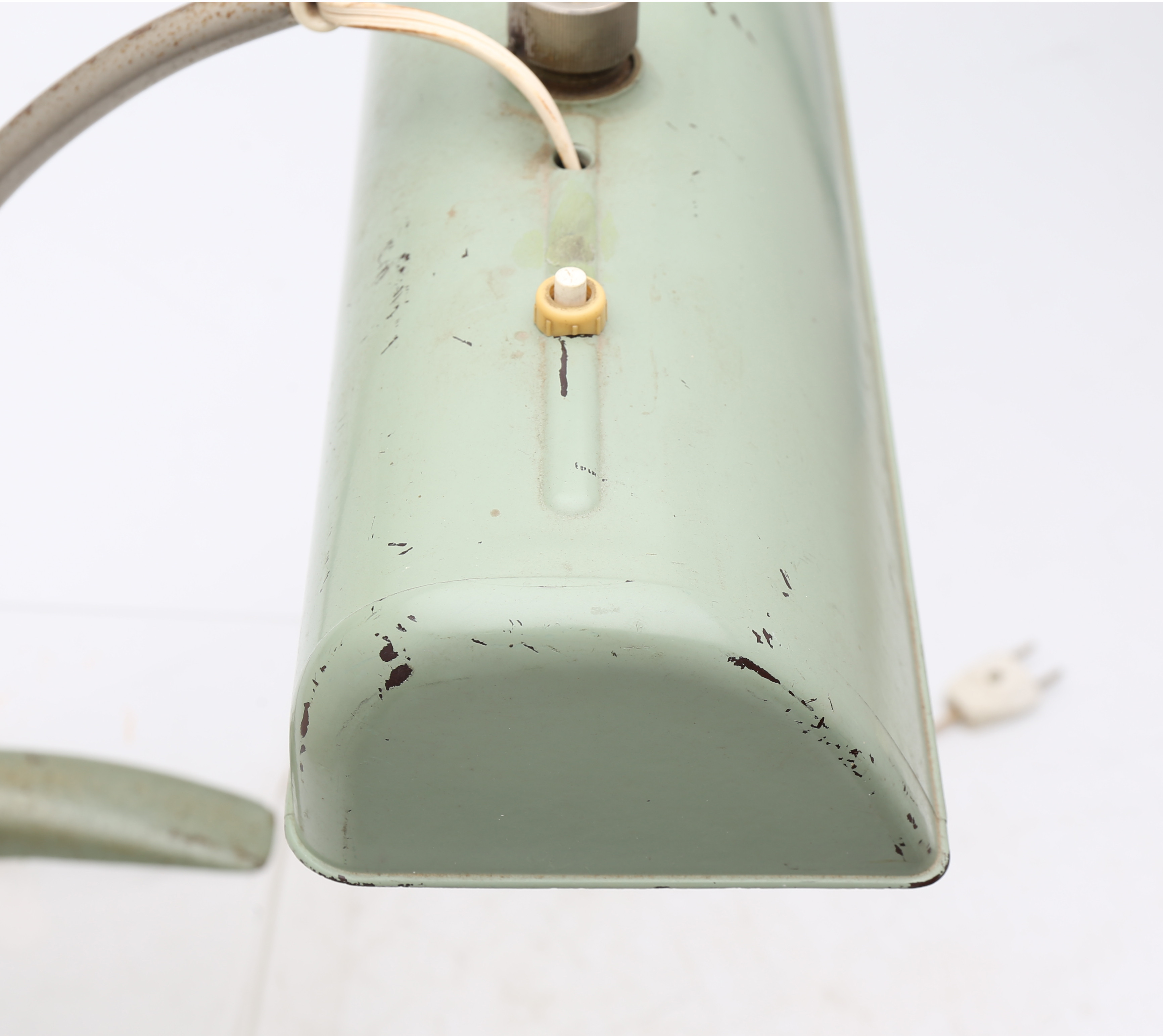 Bilder för 2544657. Bordslampa av industrityp troligen tysk med stålbas ...