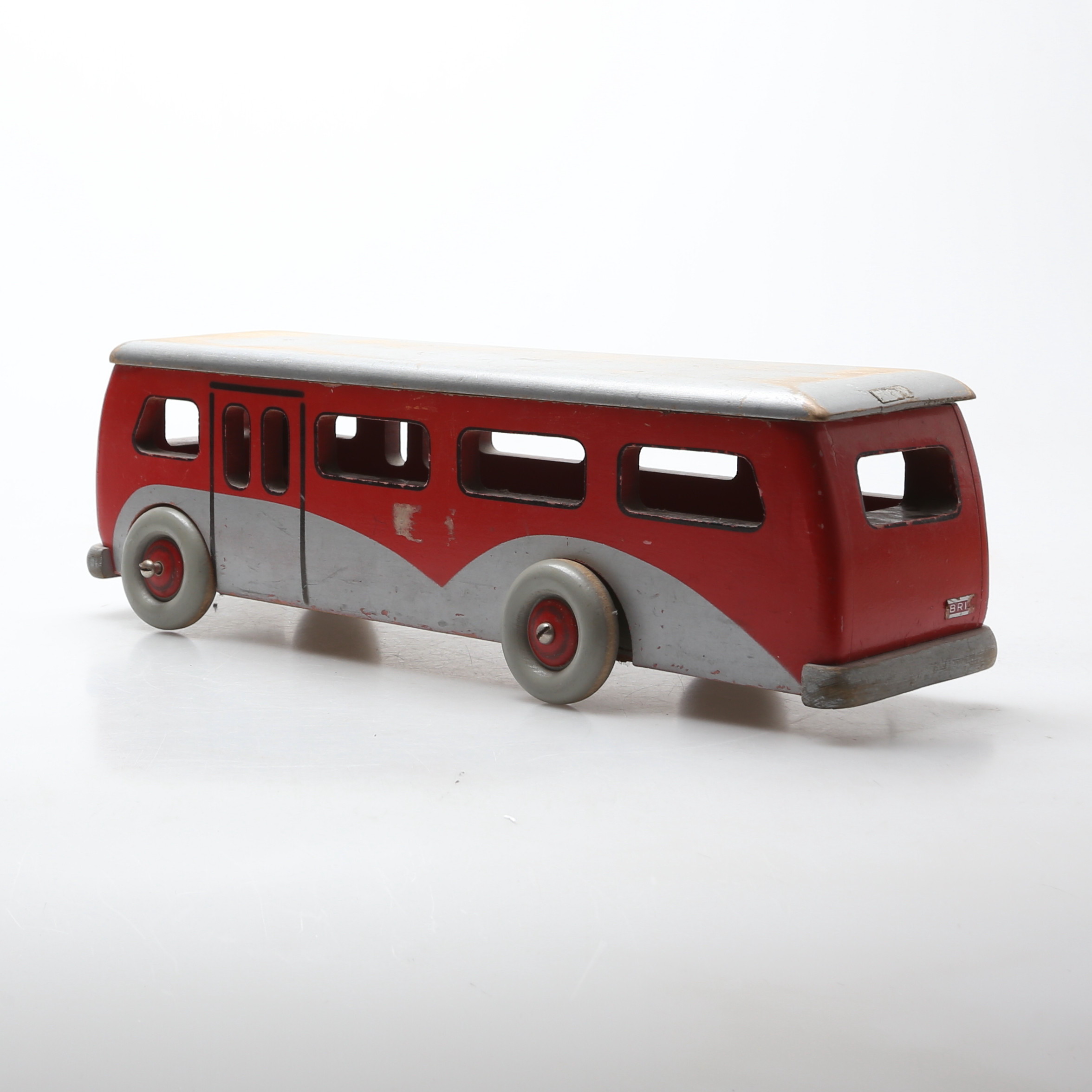 BUSS, trä, Brio, ca 1950. Leksaker - Leksaker - Auctionet