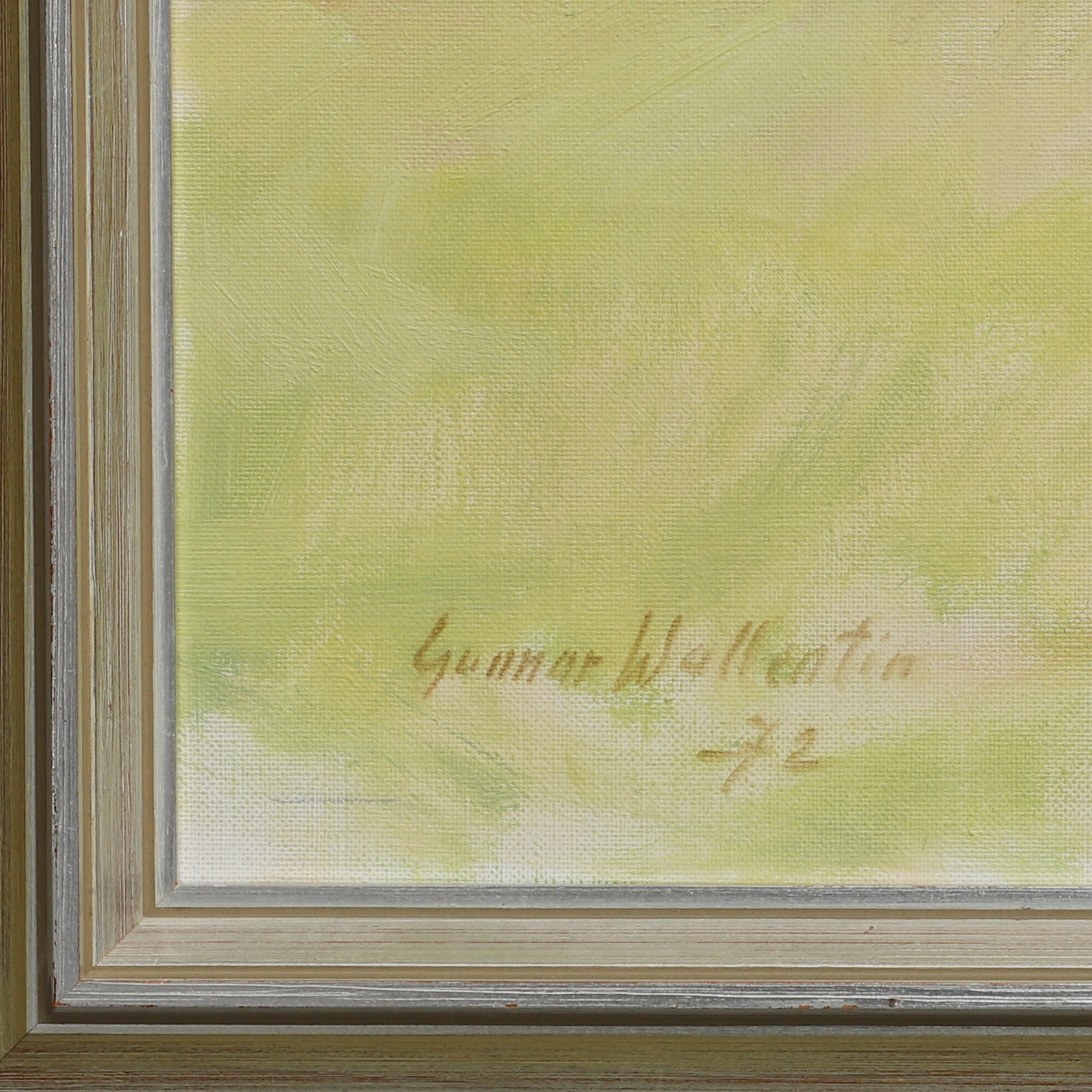 Images for 2546884. GUNNAR WALLENTIN. Oil on canvas, signed and dated ...
