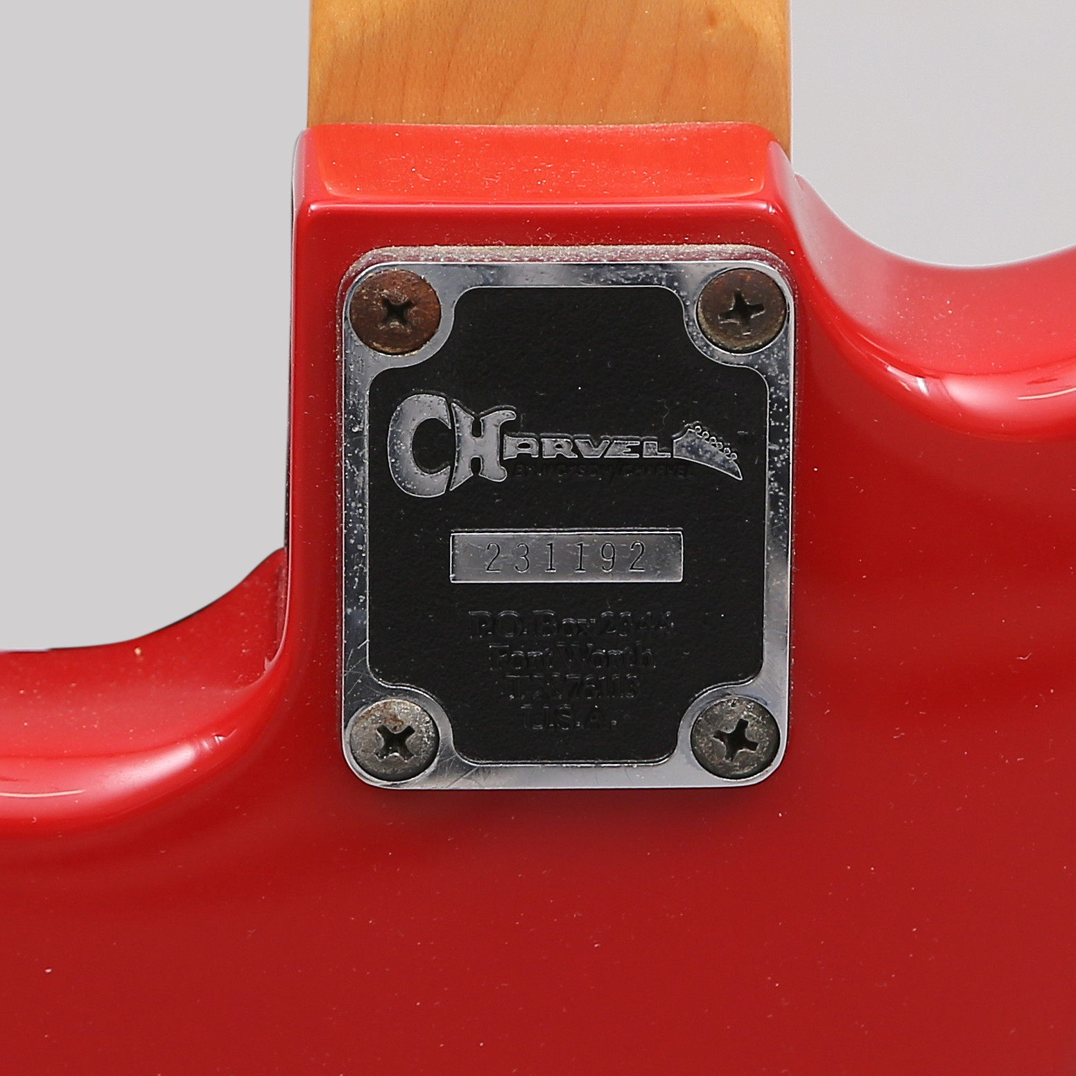 Images for 2549339. ELECTRIC GUITAR Charvel, red, numbered, with ...
