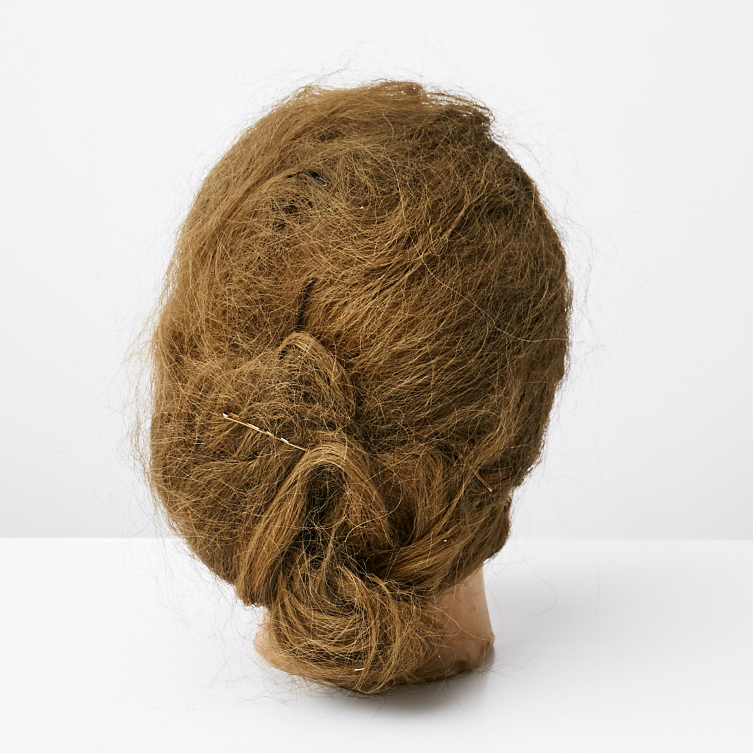 Images for 2550369. WAX HEAD, late 19th century, glass eyes, real hair ...