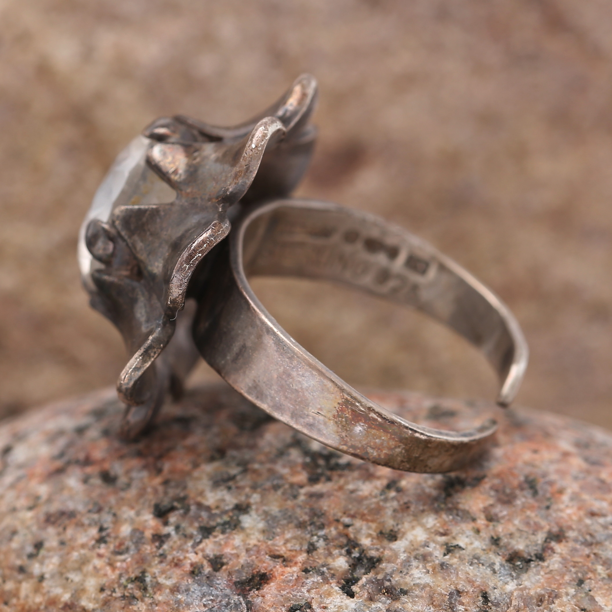 Images for 2551487. RING, silver, 925 with stone, design KE Palmberg ...
