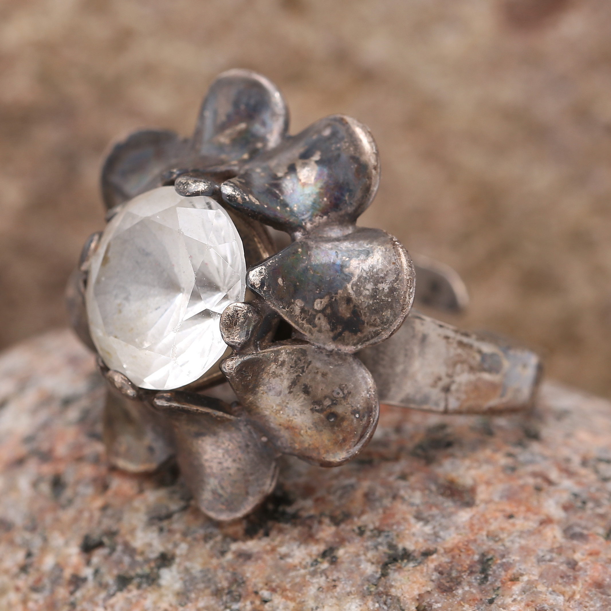 Images for 2551487. RING, silver, 925 with stone, design KE Palmberg ...