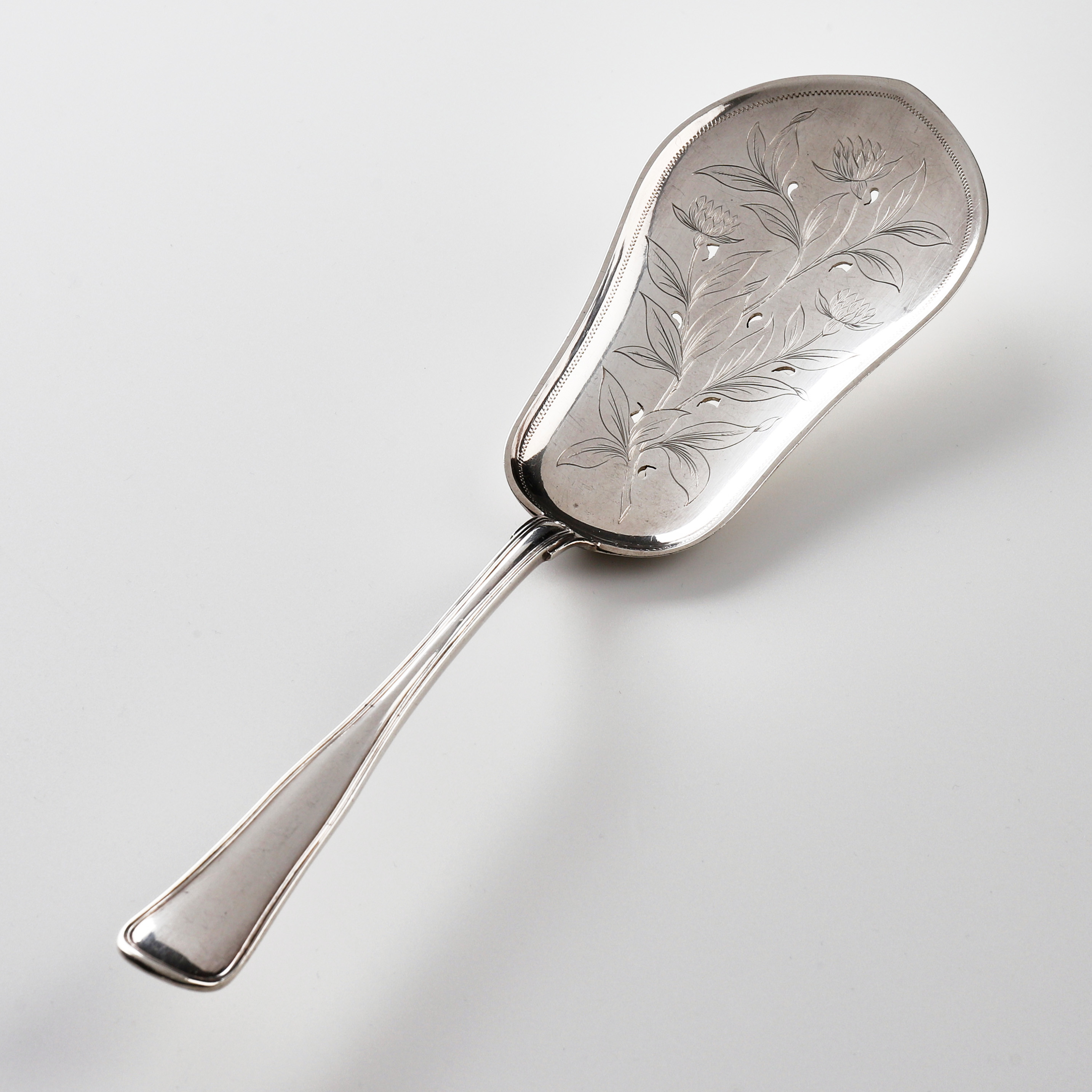 Images for 2552246. FISHING SPADE, silver, Denmark 1885, engraved and ...