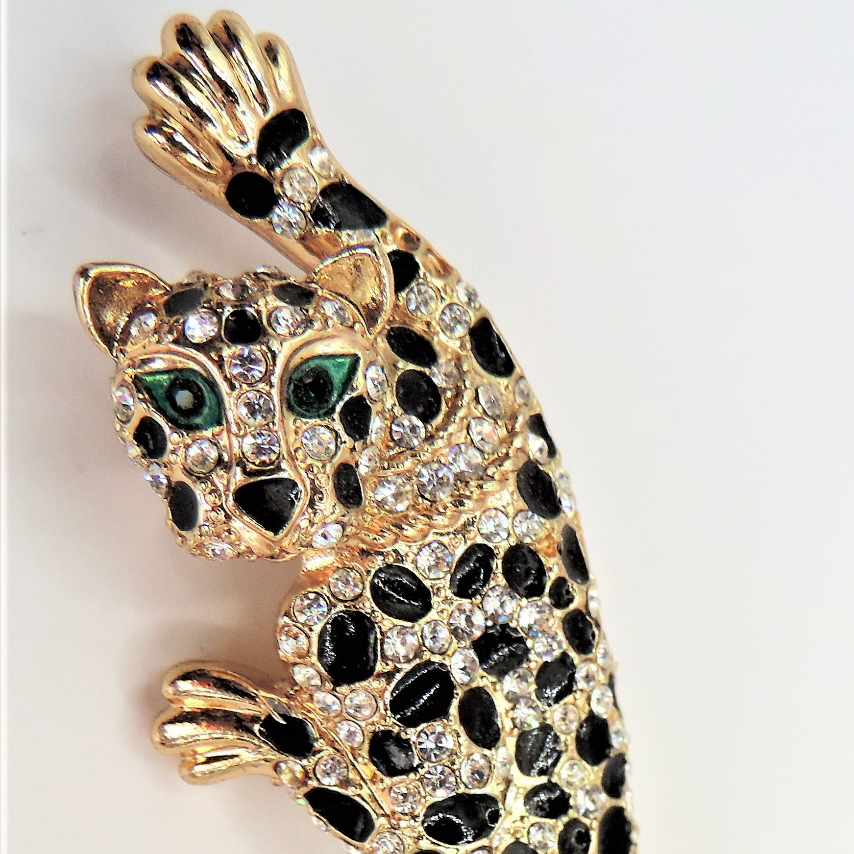 Images for 2556092. CIRCA 1950'S HATTIE CARNEGIE CRYSTAL PANTHER BROOCH ...