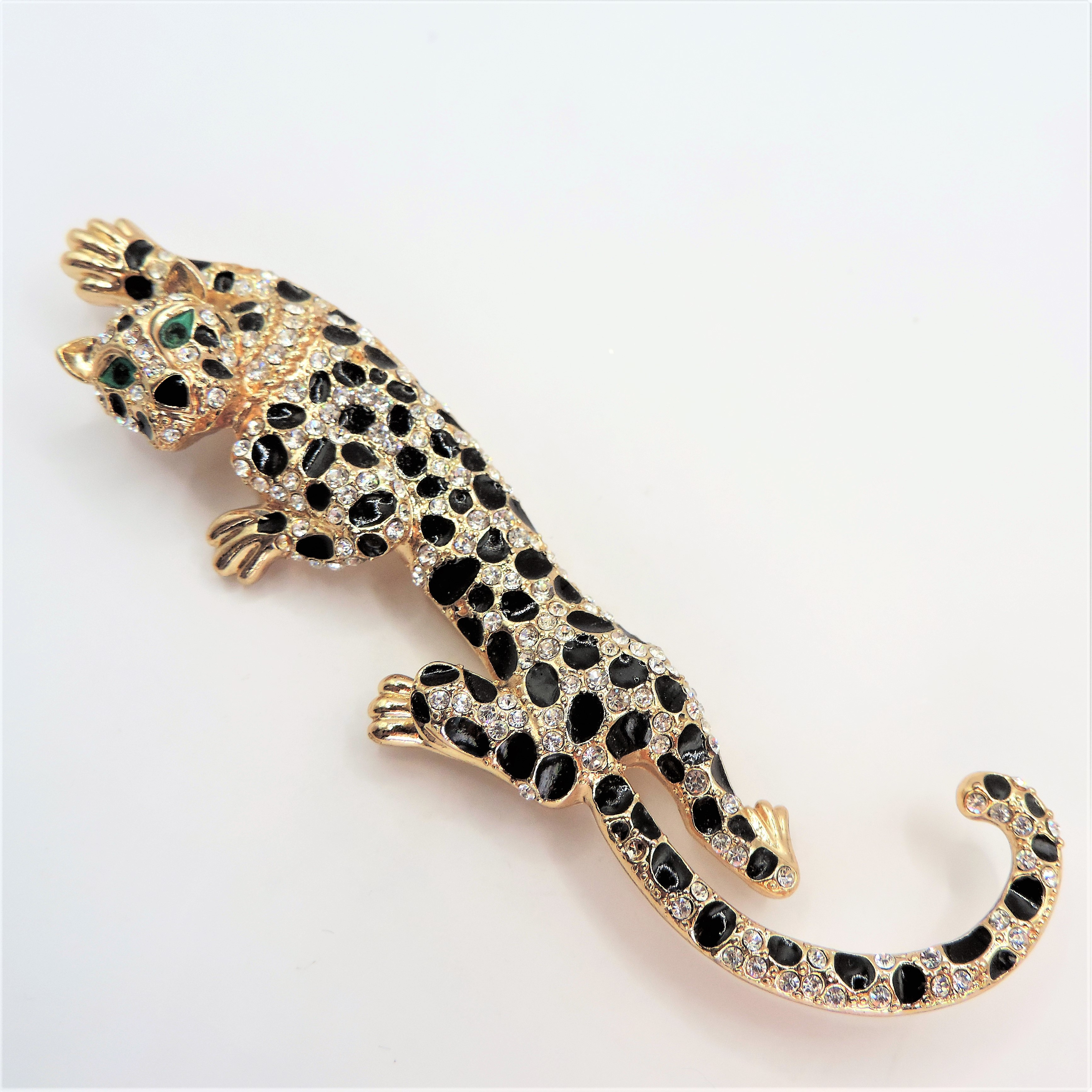 Images for 2556092. CIRCA 1950'S HATTIE CARNEGIE CRYSTAL PANTHER BROOCH ...