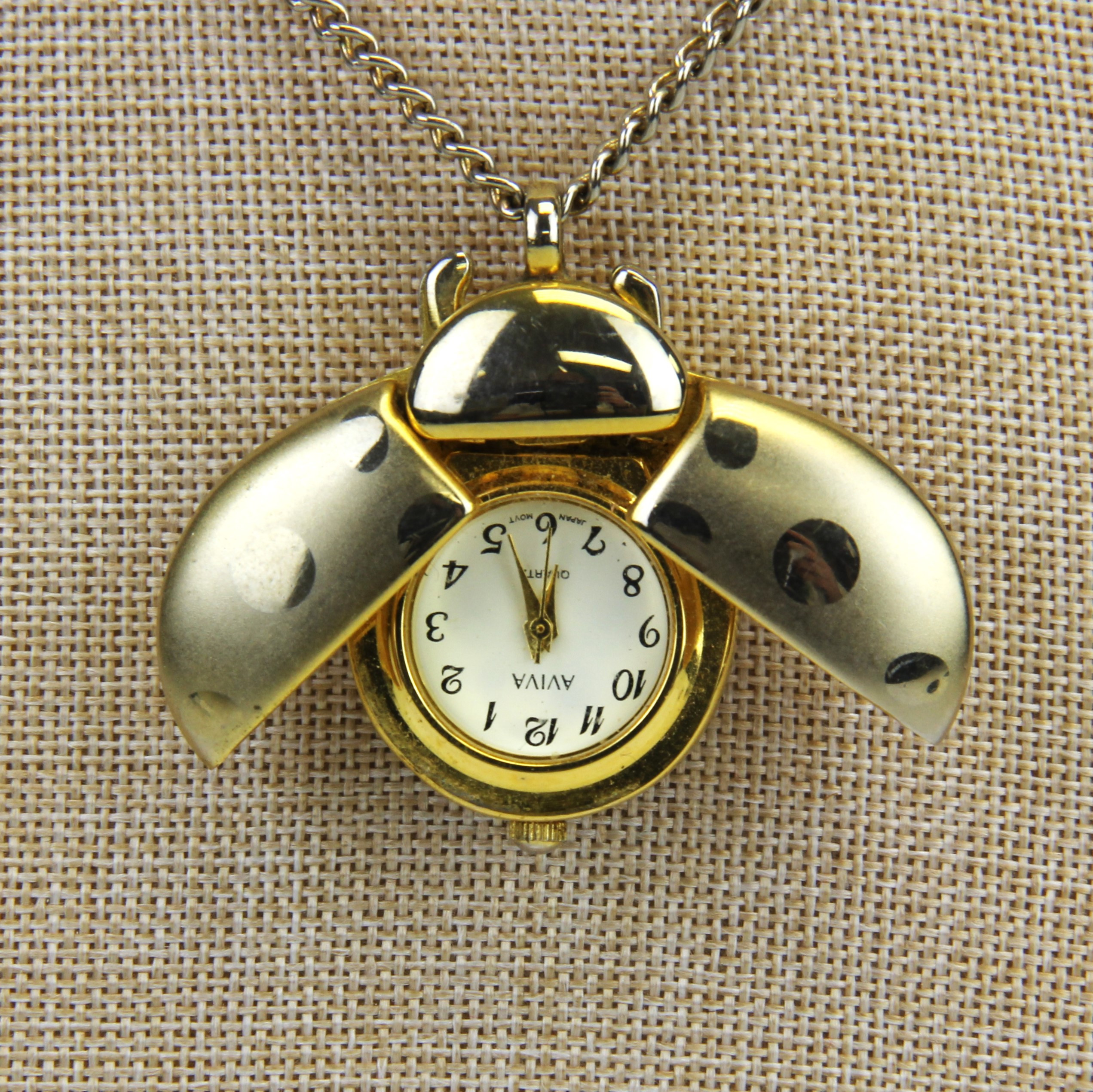 Images for 2556955. VINTAGE AVIVA LADYBIRD PENDANT POCKET WATCH ...