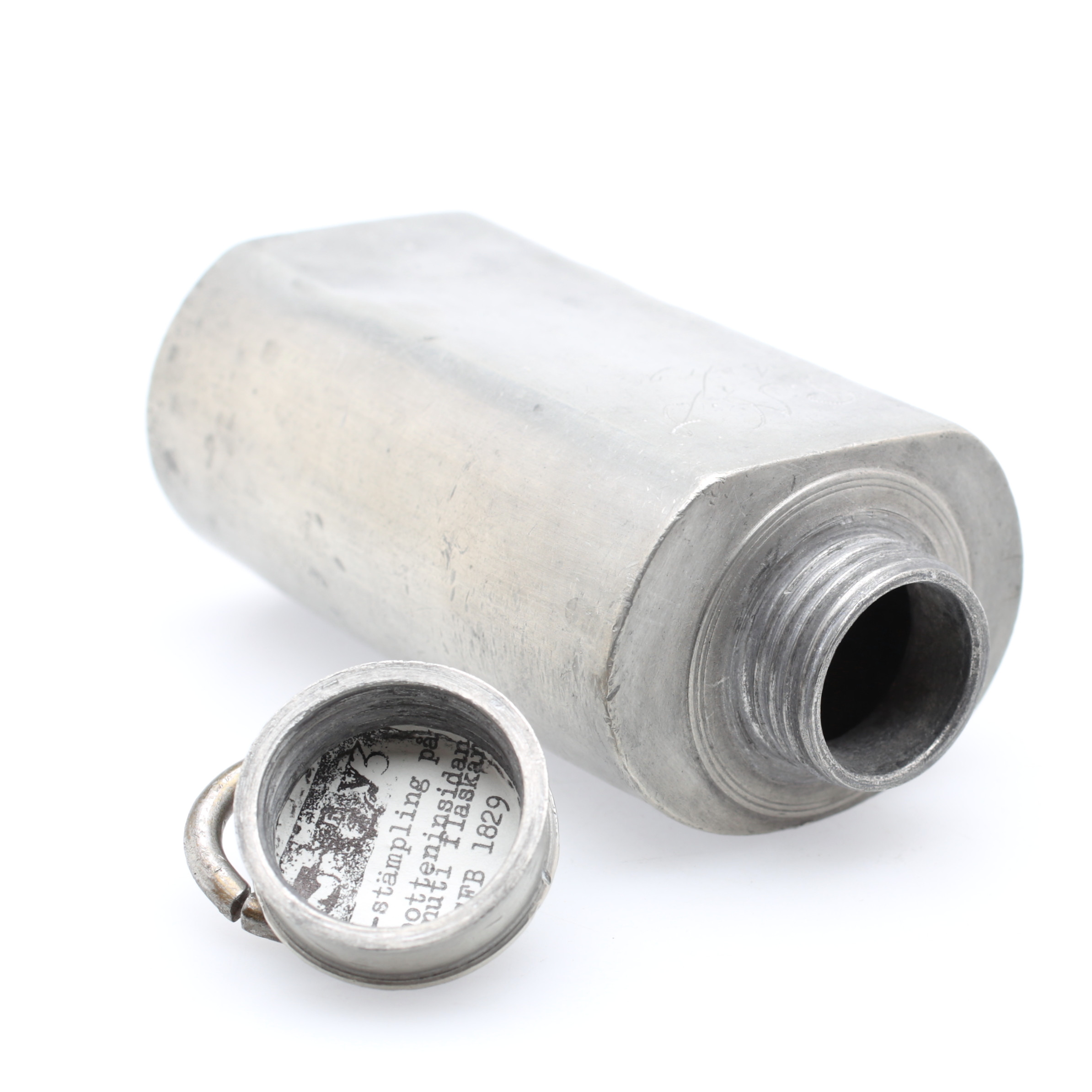 Images for 2558463. BOTTLE, pewter, life with older owner's mark ...