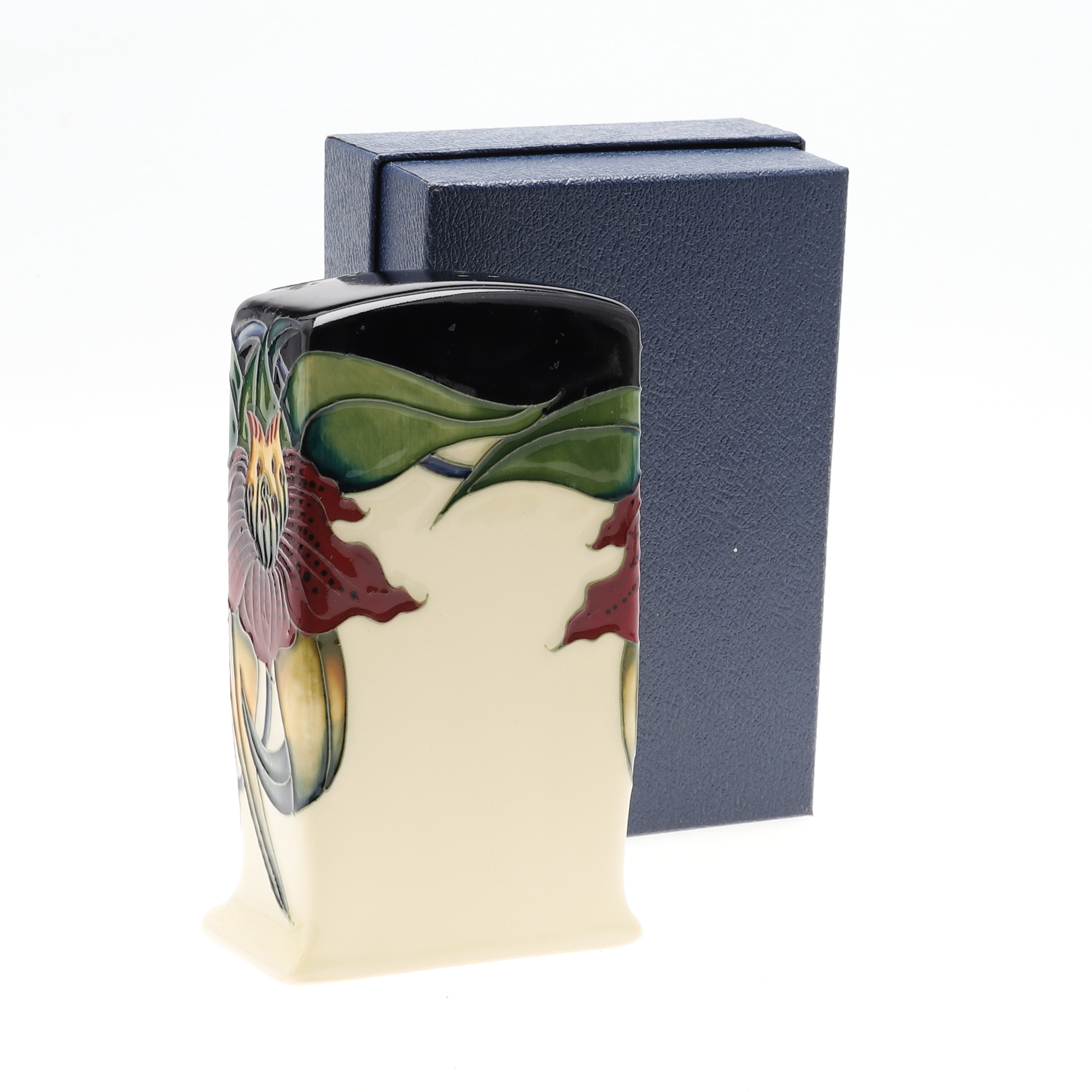 Images for 2559295. A MOORCROFT POTTERY ANNA LILY PATTERN MANTLE CLOCK ...