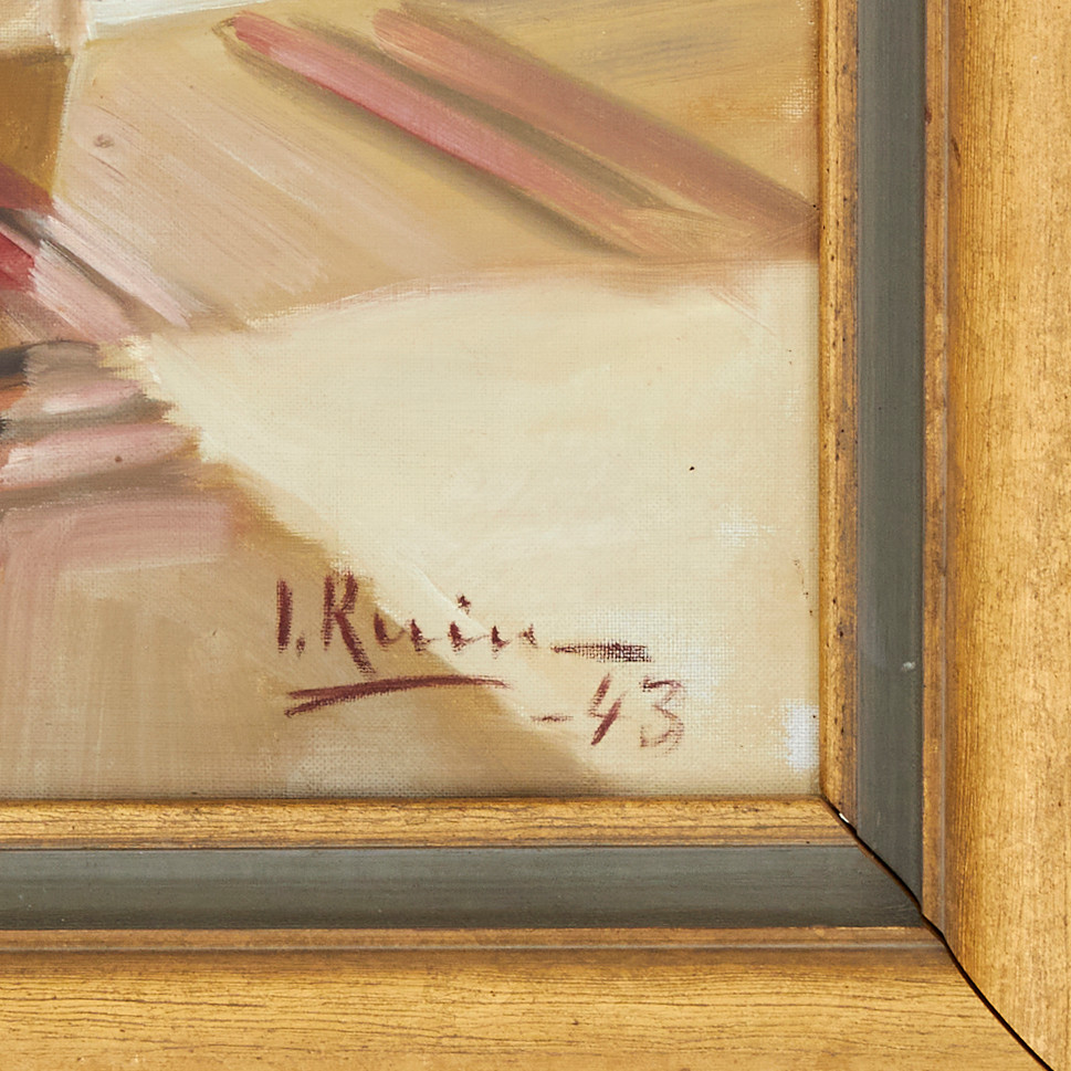 Images for 2559437. INGRID RUIN. Interior with hill, oil on canvas ...