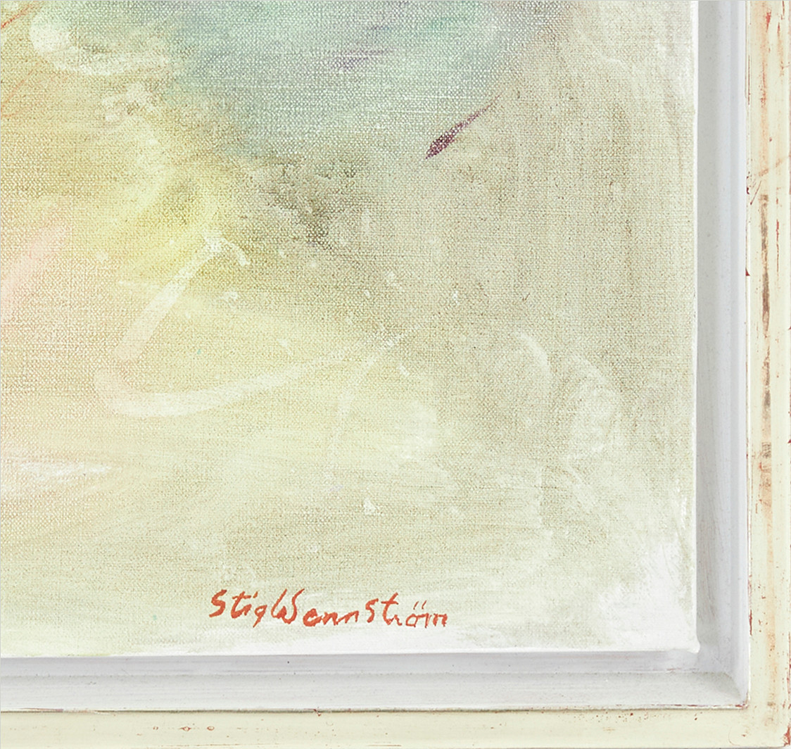 Images for 2559904. STIG WENNSTRÖM (F. 1938). Colorful suburb, oil on ...