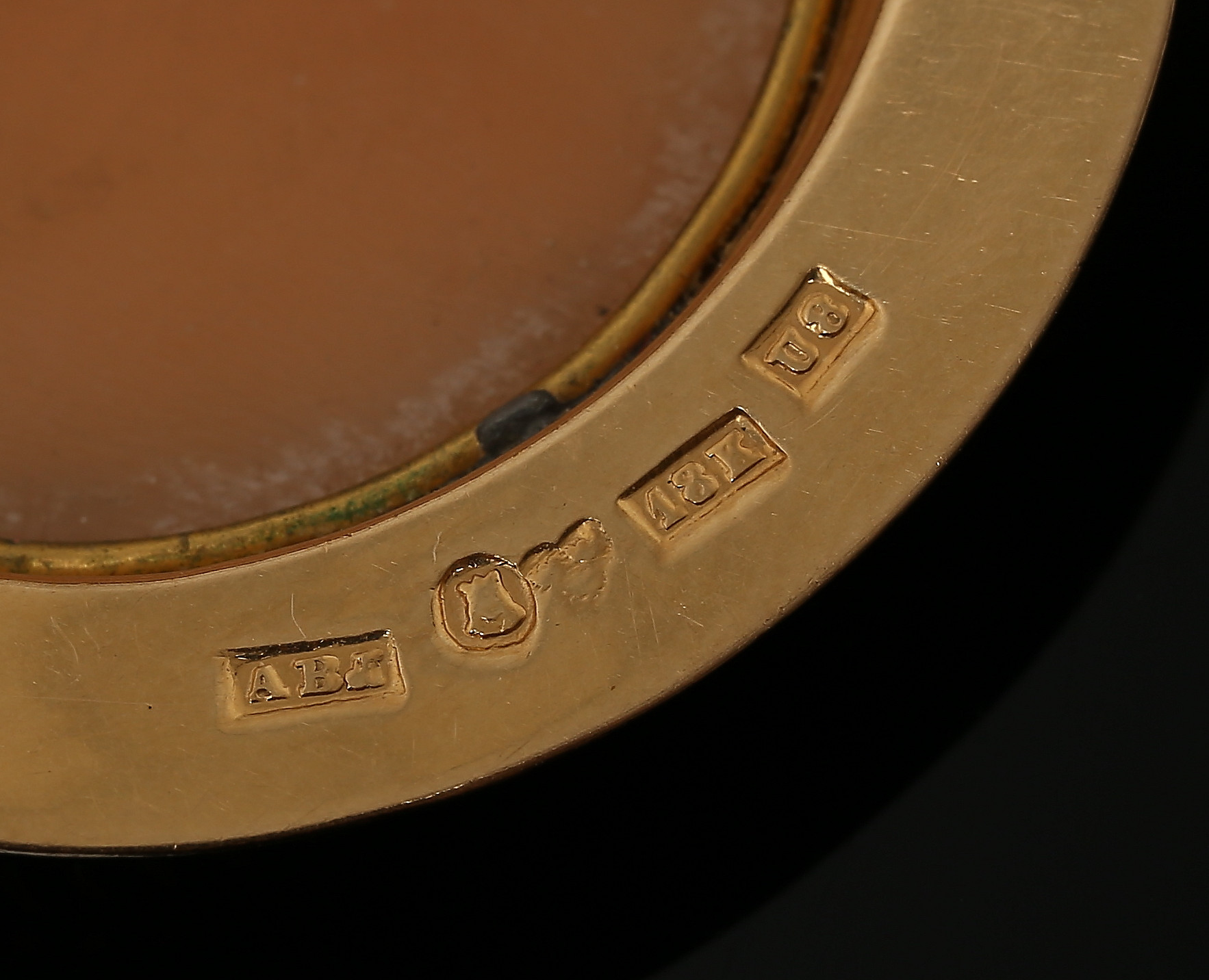 Images for 2559994. PENDANT / BROOCH, gold 18K, with seashell cameo ...