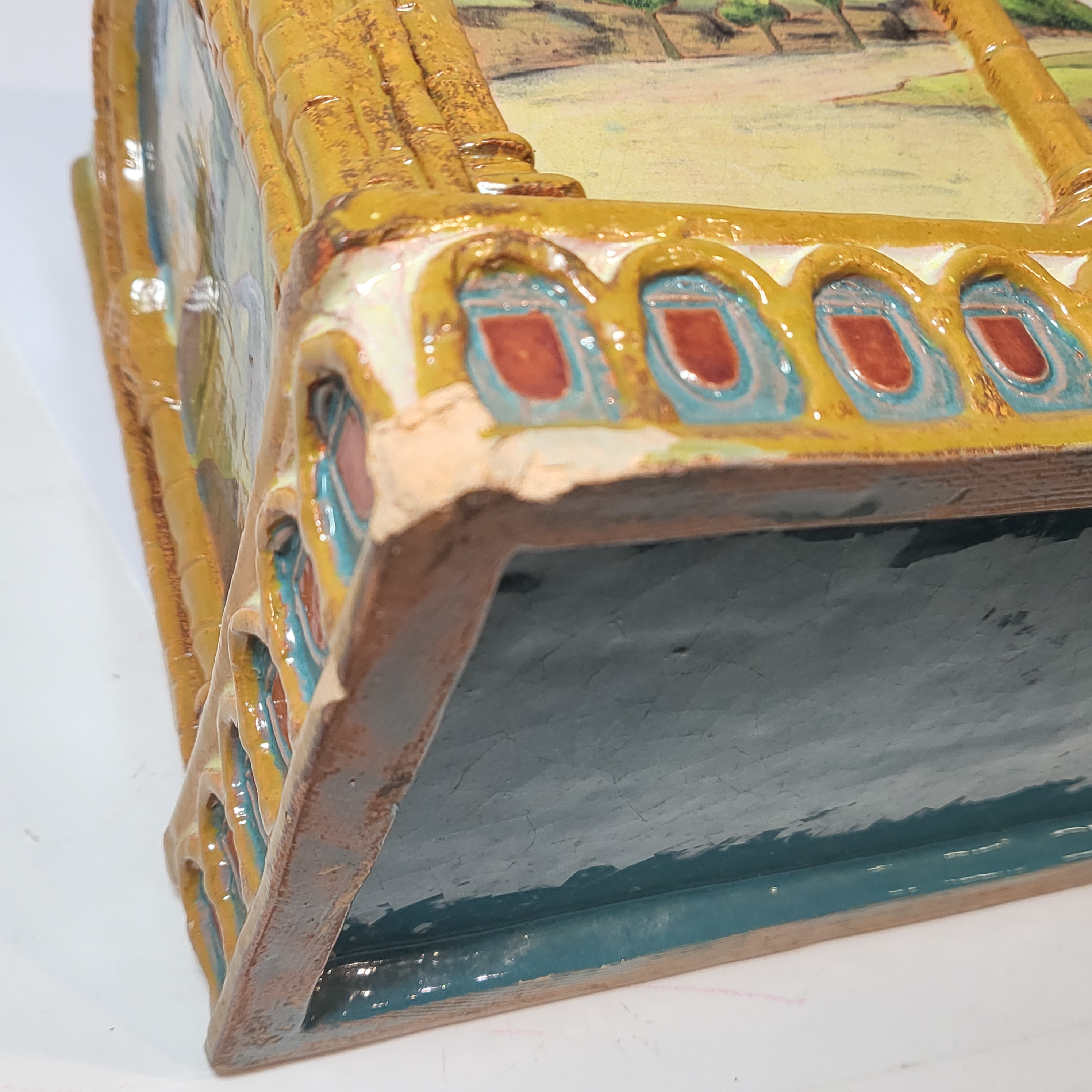 Images for 2560066. DANIEL ZULOAGA BONETA. GLAZED CERAMIC CHEST WITH ...