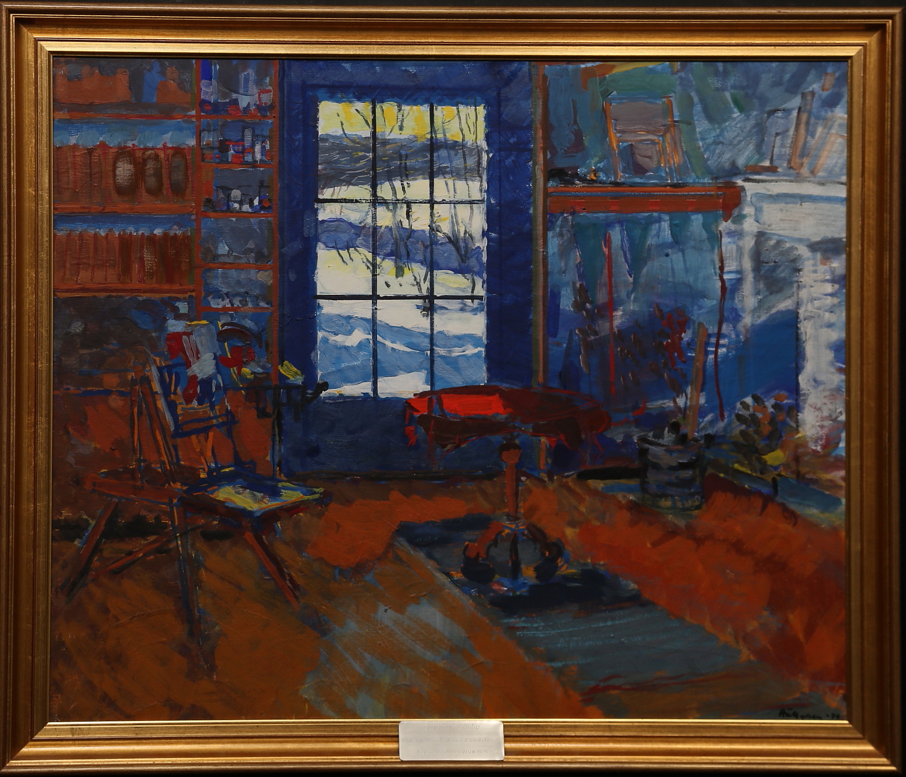 Images for 2562188. INGVAR HÄLLGREN. "Sun out". Oil on canvas, signed ...