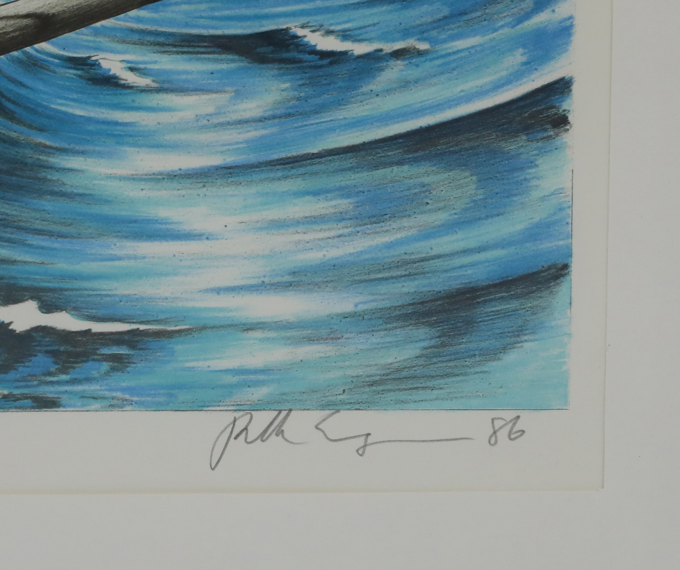 Images for 2565060. PELLE ENGMAN. Lithograph, seagull, signed and ...