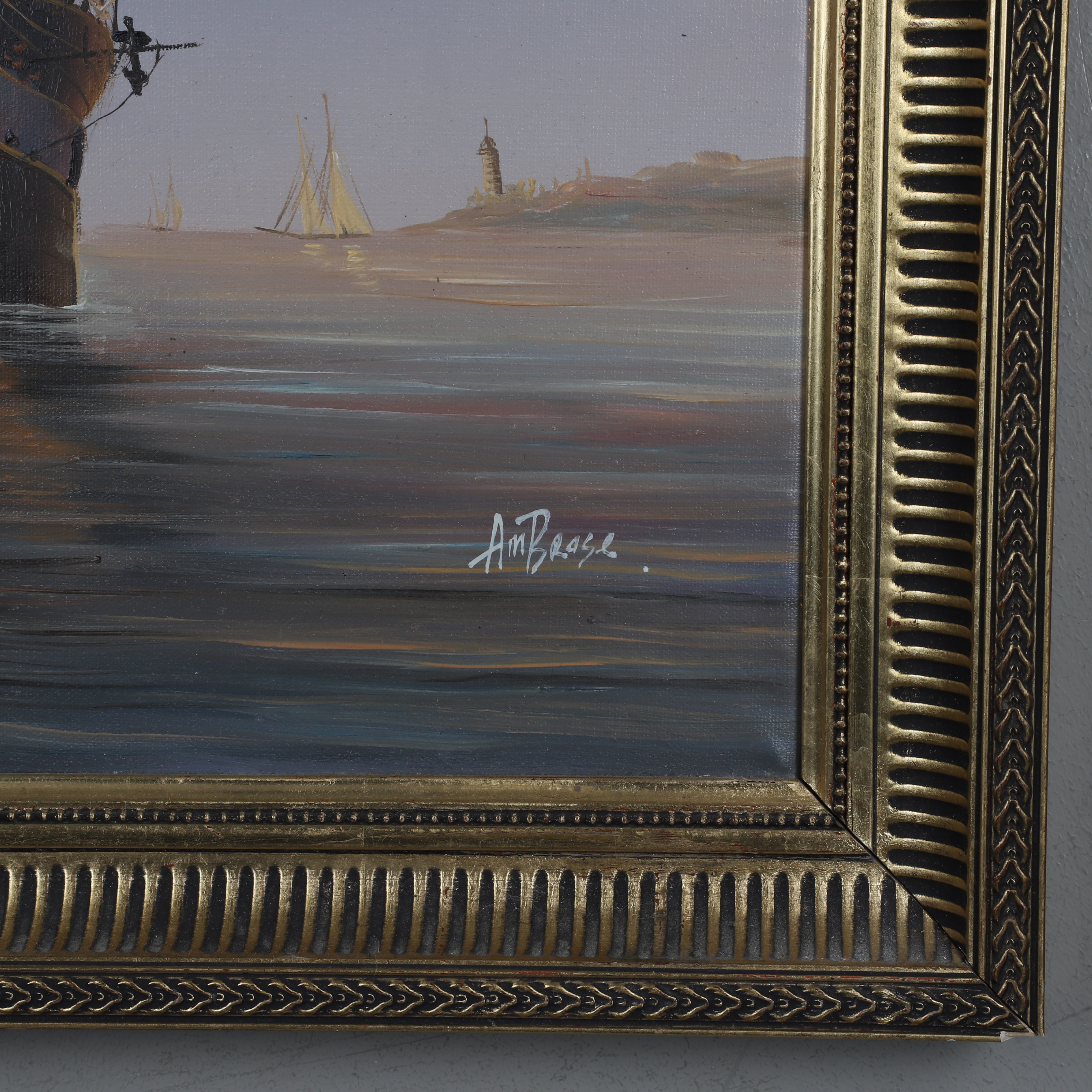 Images for 2569269. JOHN AMBROSE. Oil on canvas, signed. - Auctionet