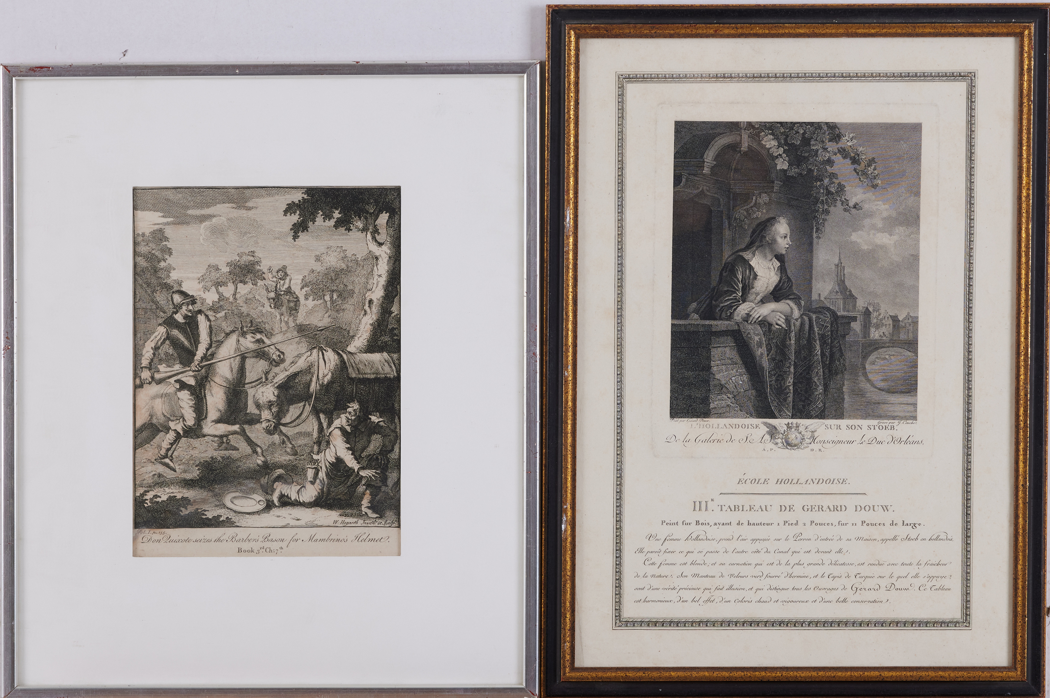 Bilder för 2571150. KOPPARSTICK, 4 st, 17/1800-tal, "Une femme ...