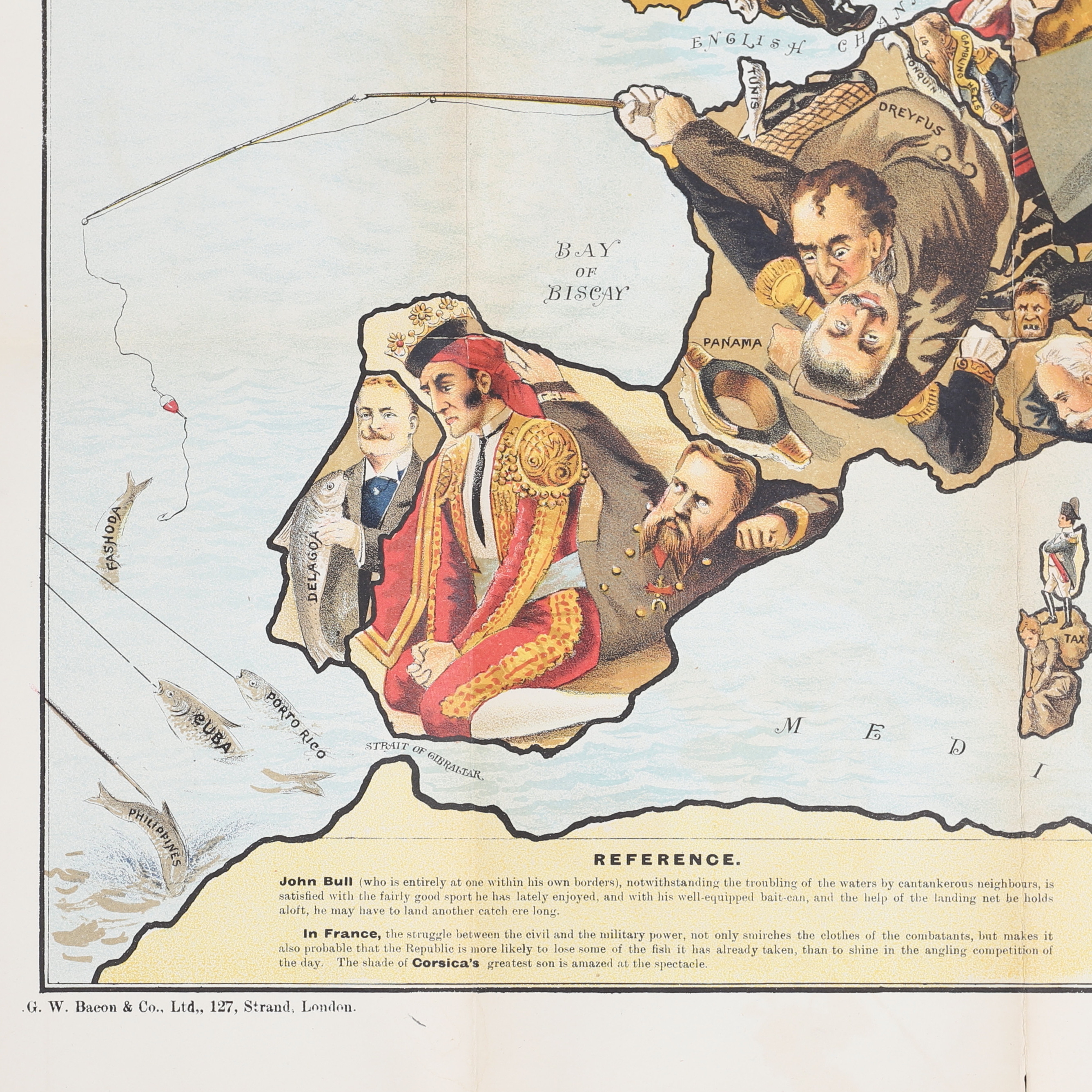 Images for 2572970. FRED W. ROSE'S COLORED SERIO-COMIC MAP OF EUROPE ...