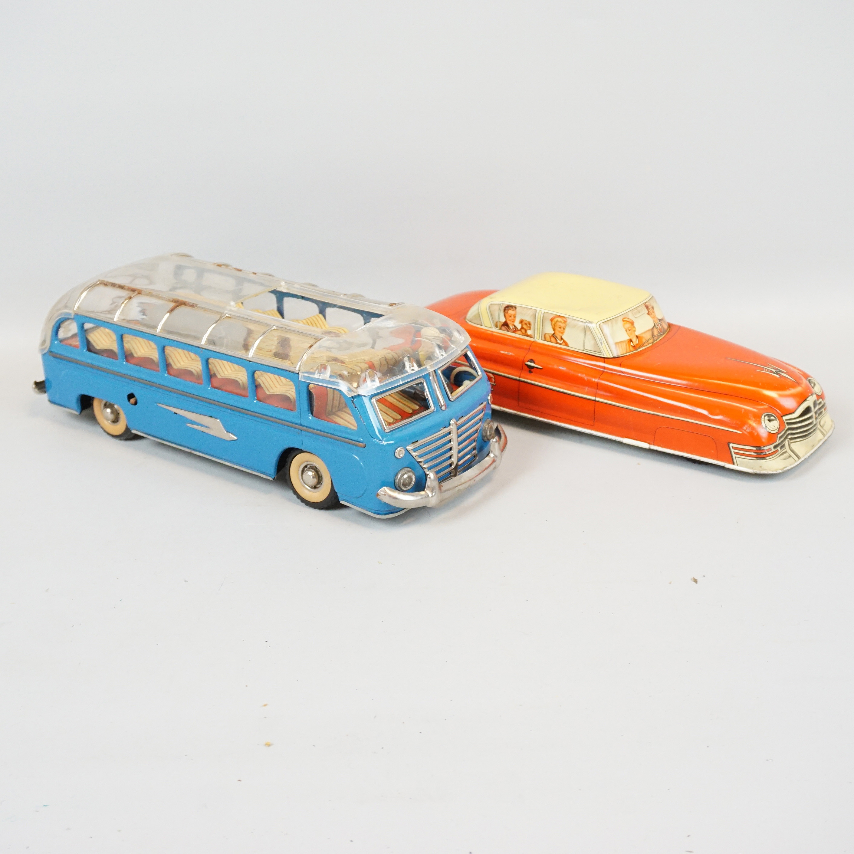 Images for 2575325. TIN CAR, TIN BUS, West Germany, 1900s. - Auctionet