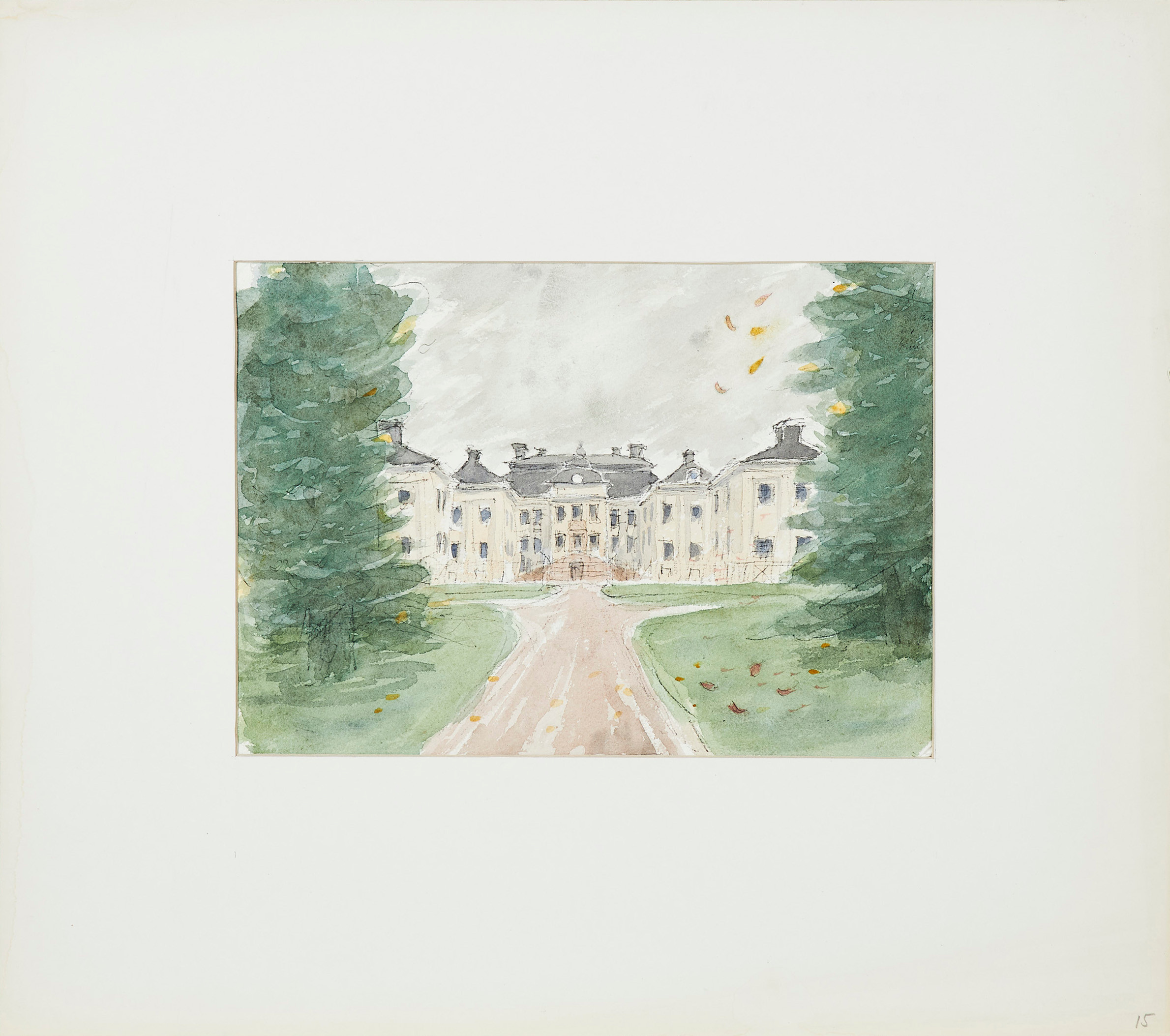 Images for 2576426. MAGNUS AHLGREN (1918-2005). "Salsta Castle ...