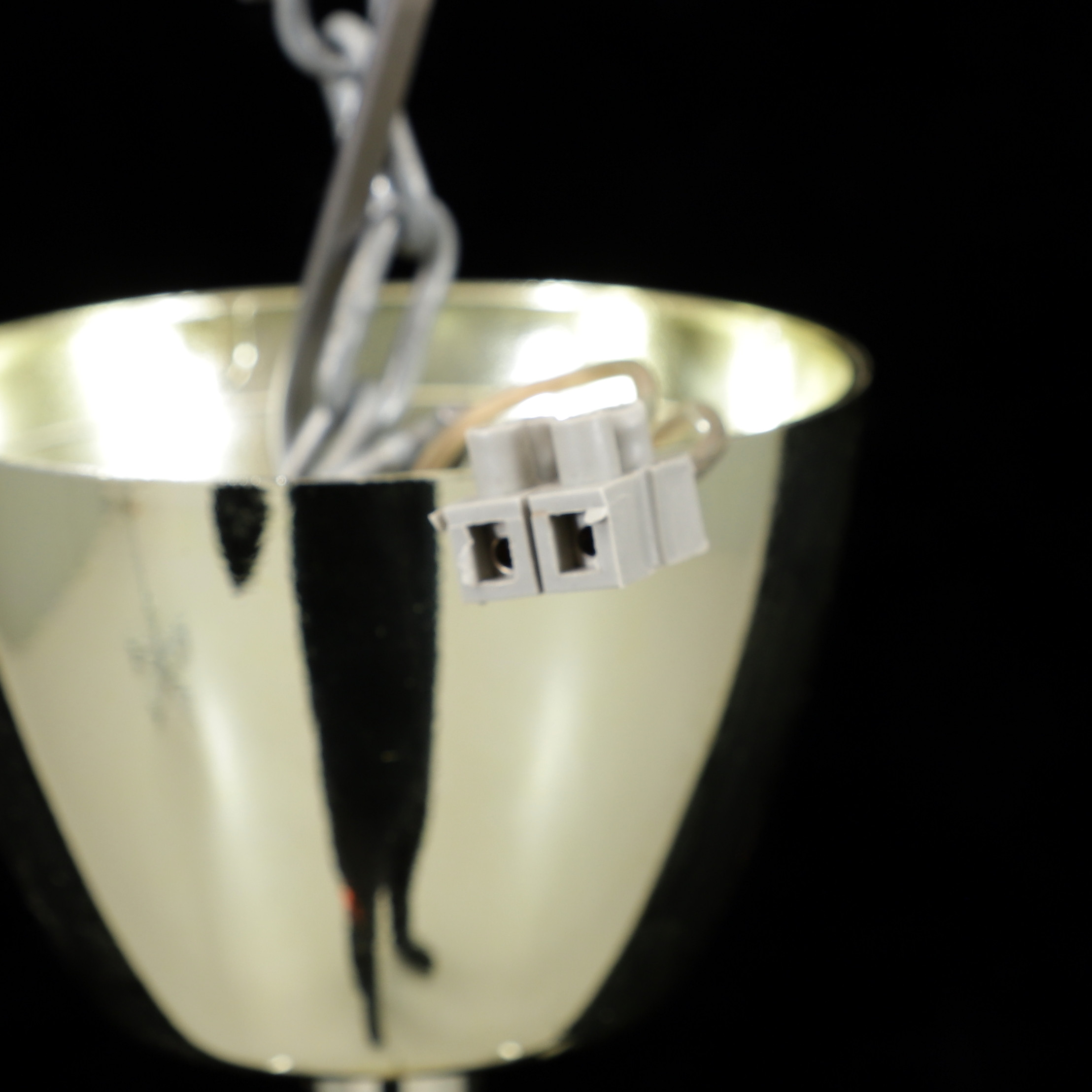 Images for 2579577. CEILING LAMP, seashell/brass total height 106 cm ...