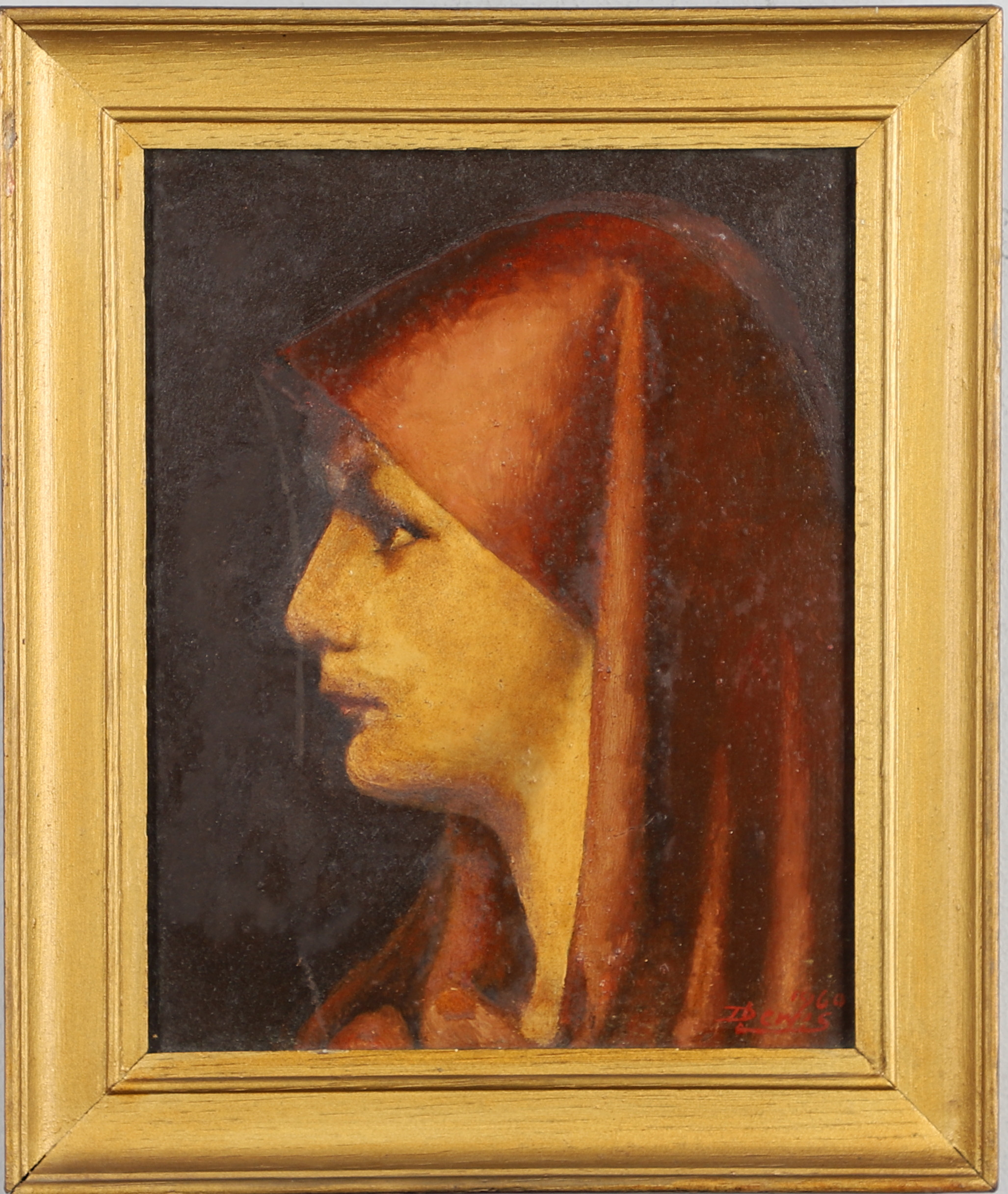Images for 2579641. AFTER JEAN JACQUES HENNER, 'ST FABIOLA'. - Auctionet