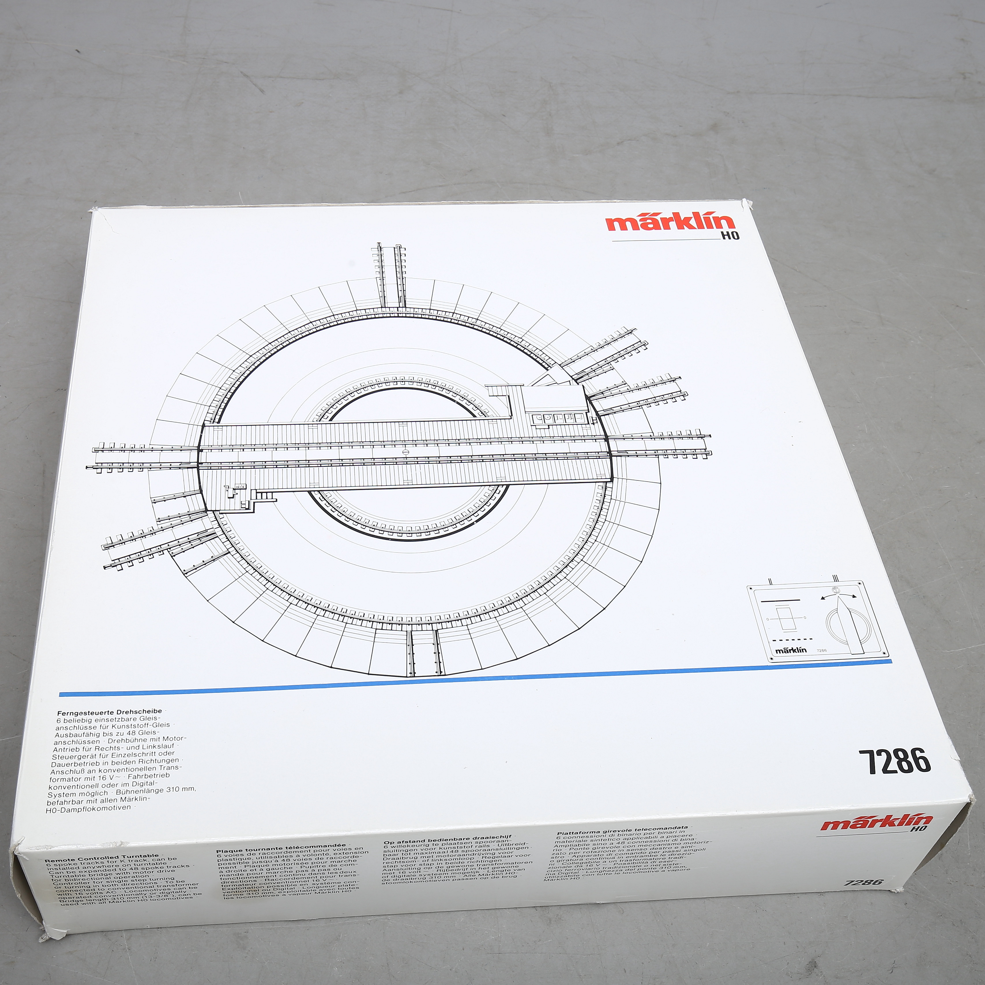 Bilder för 2582868. MÄRKLIN. 7286 vändskiva, samt 7687 digital ...