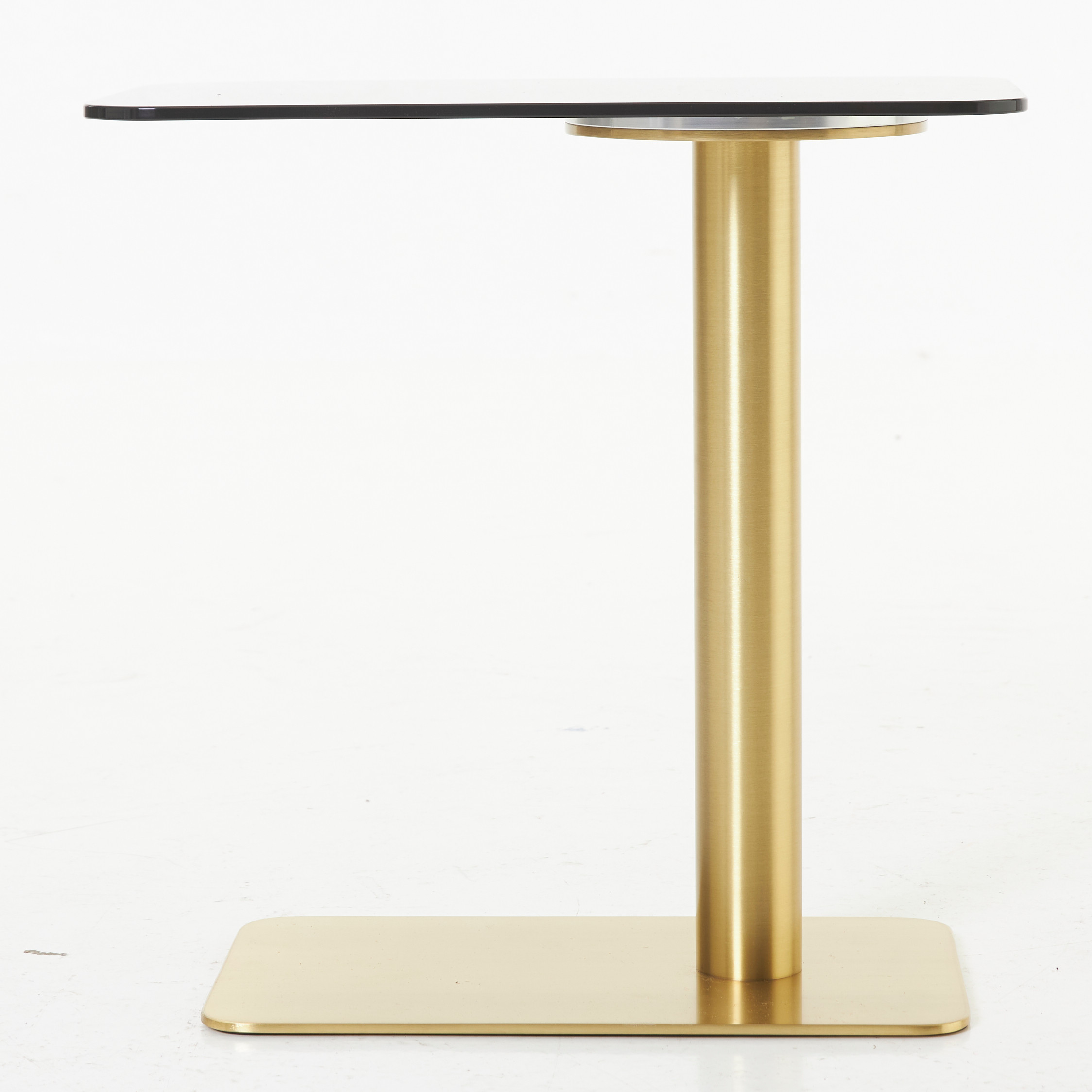 Images for 2583637. TOM DIXON, table "Flash table", brass base, top in ...