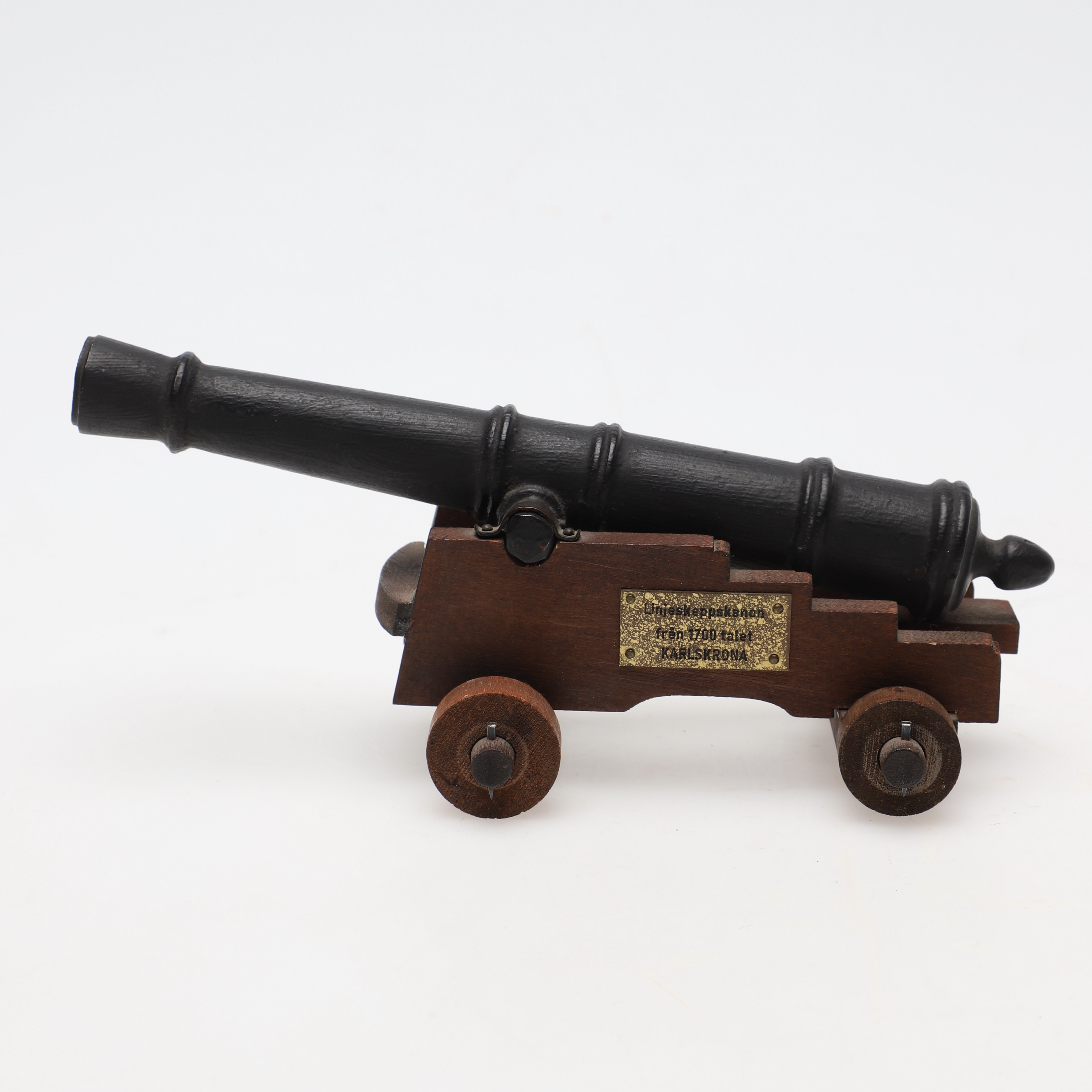 Images for 2583711. TABLE CANNON, miniature, metal & wood, after Ship ...