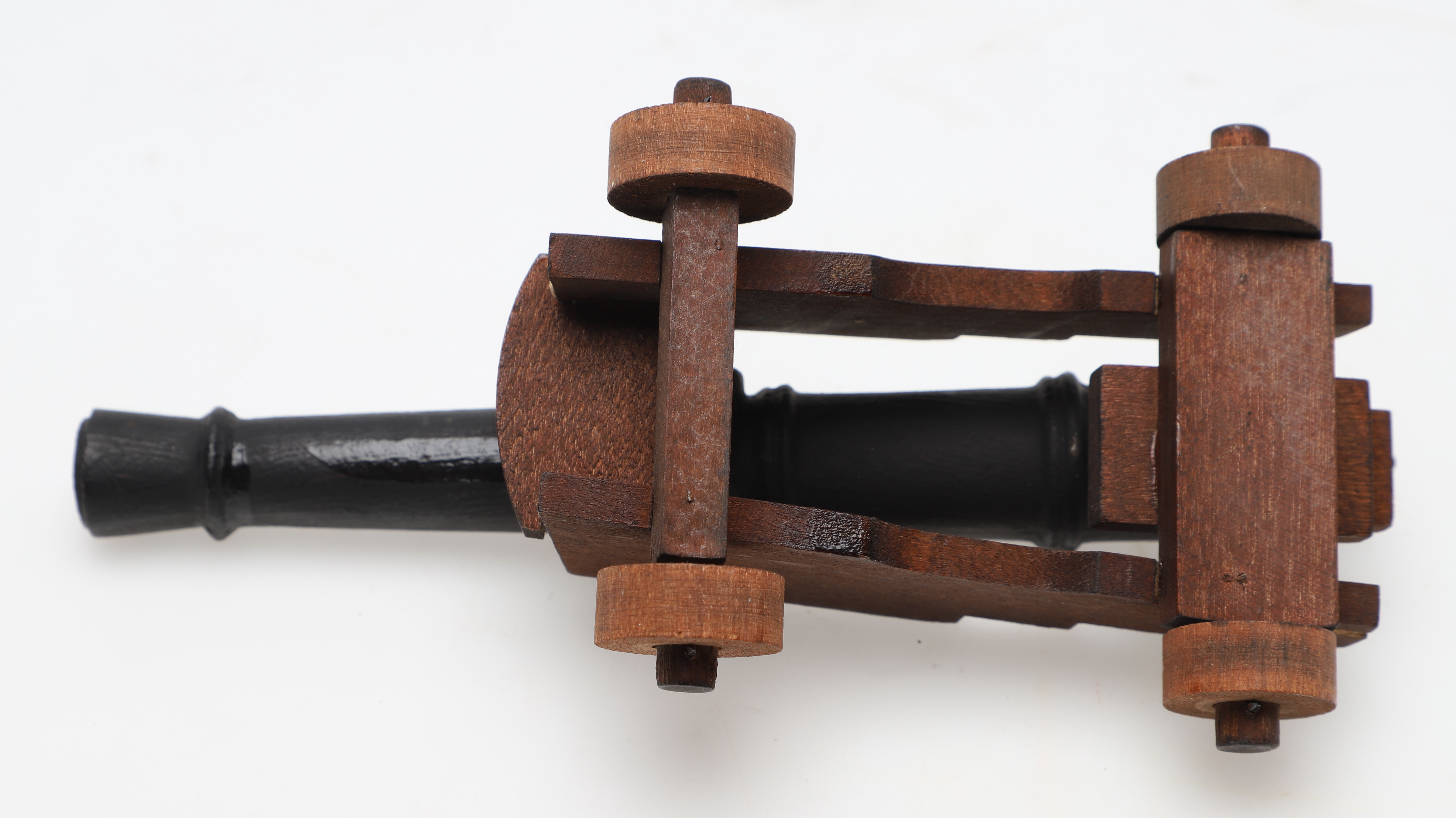 Images for 2583711. TABLE CANNON, miniature, metal & wood, after Ship ...