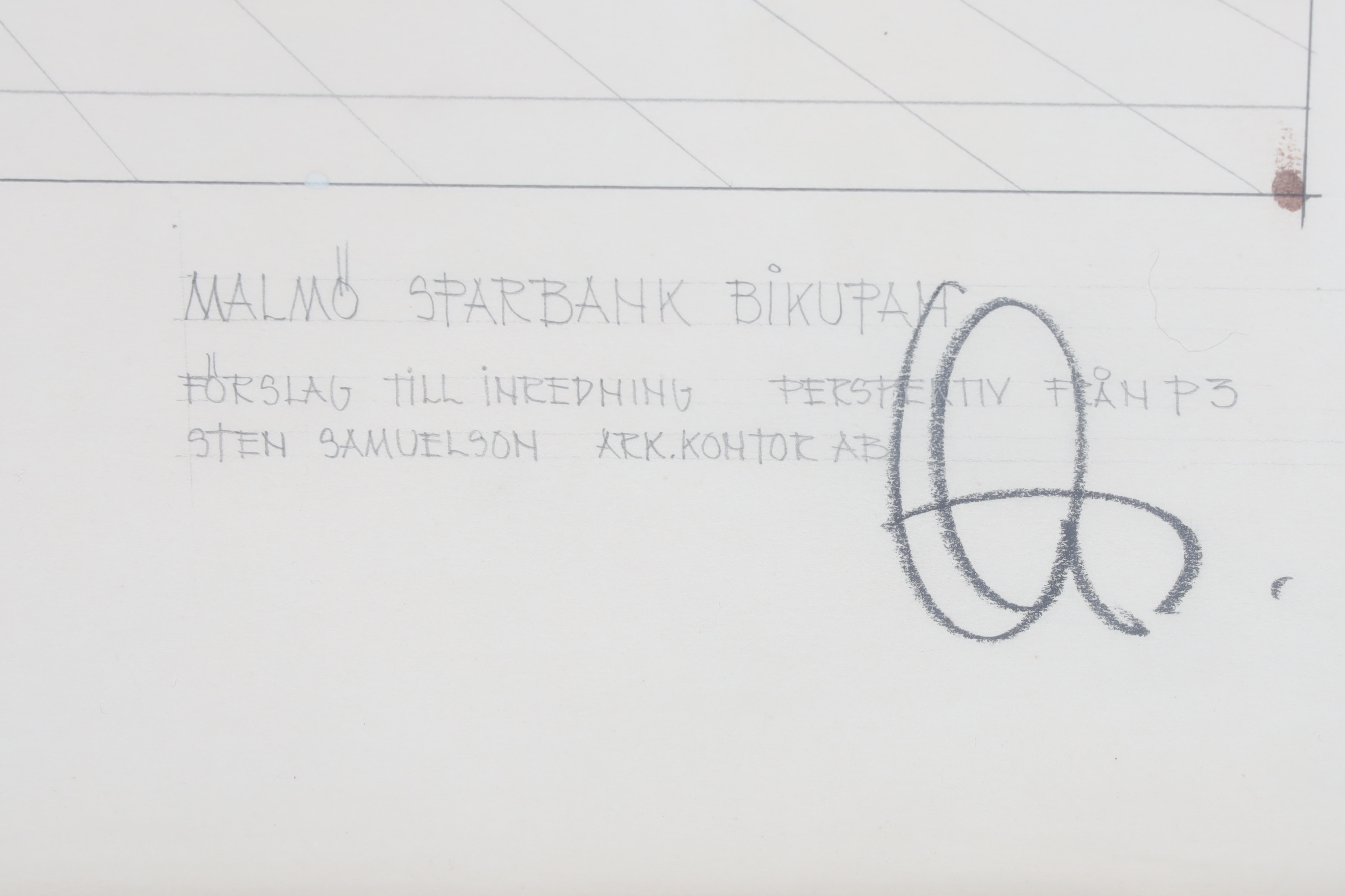 Bilder för 2589710. STEN SAMUELSSON (ARKITEKT 1926-2002). "Malmö ...