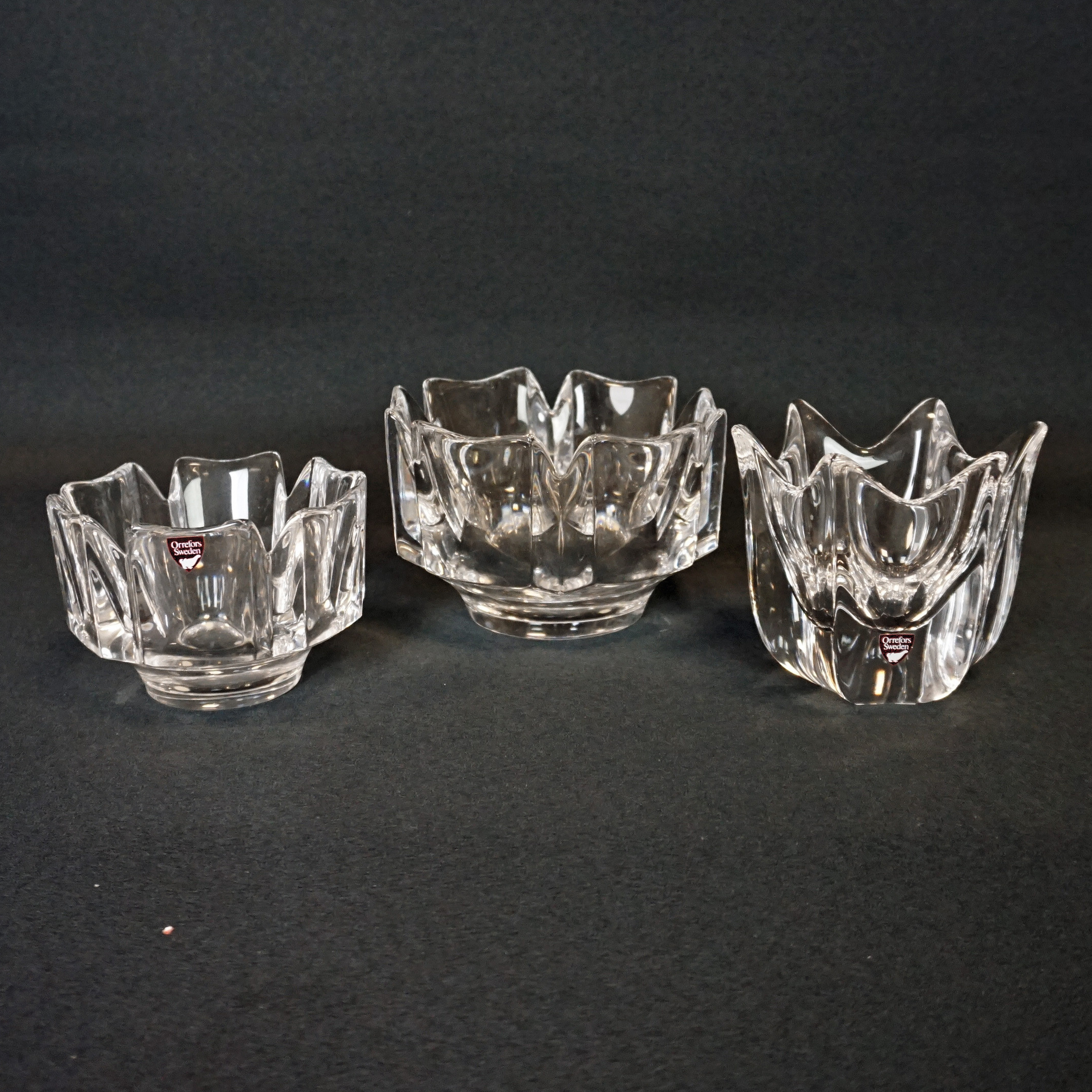Images for 2591004. ORREFORS, bowls, "Corona" Lars Hellsten, and Jan ...