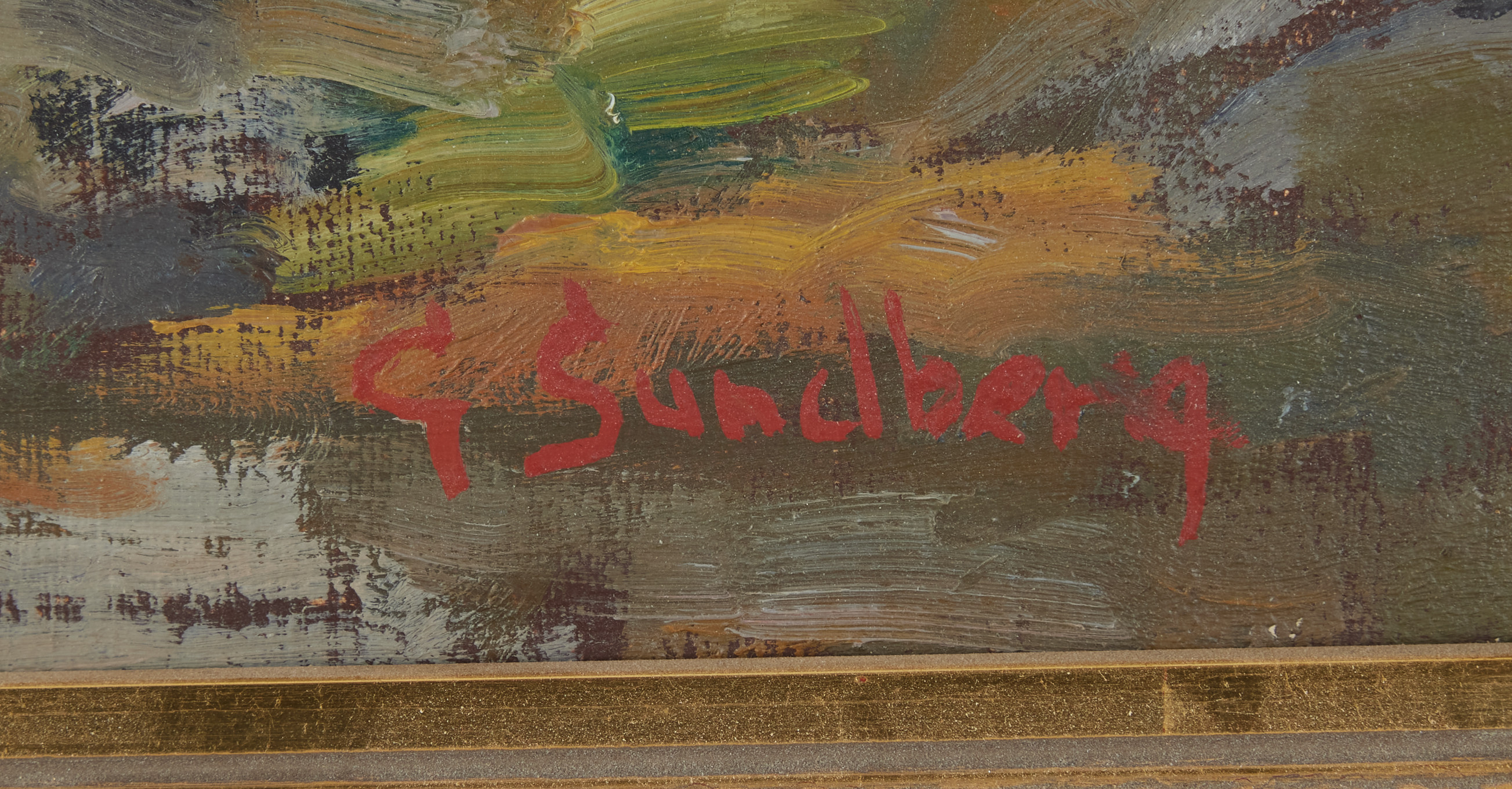 Images for 2593110. GUNNAR SUNDBERG (1915-1963) Park landscape with ...