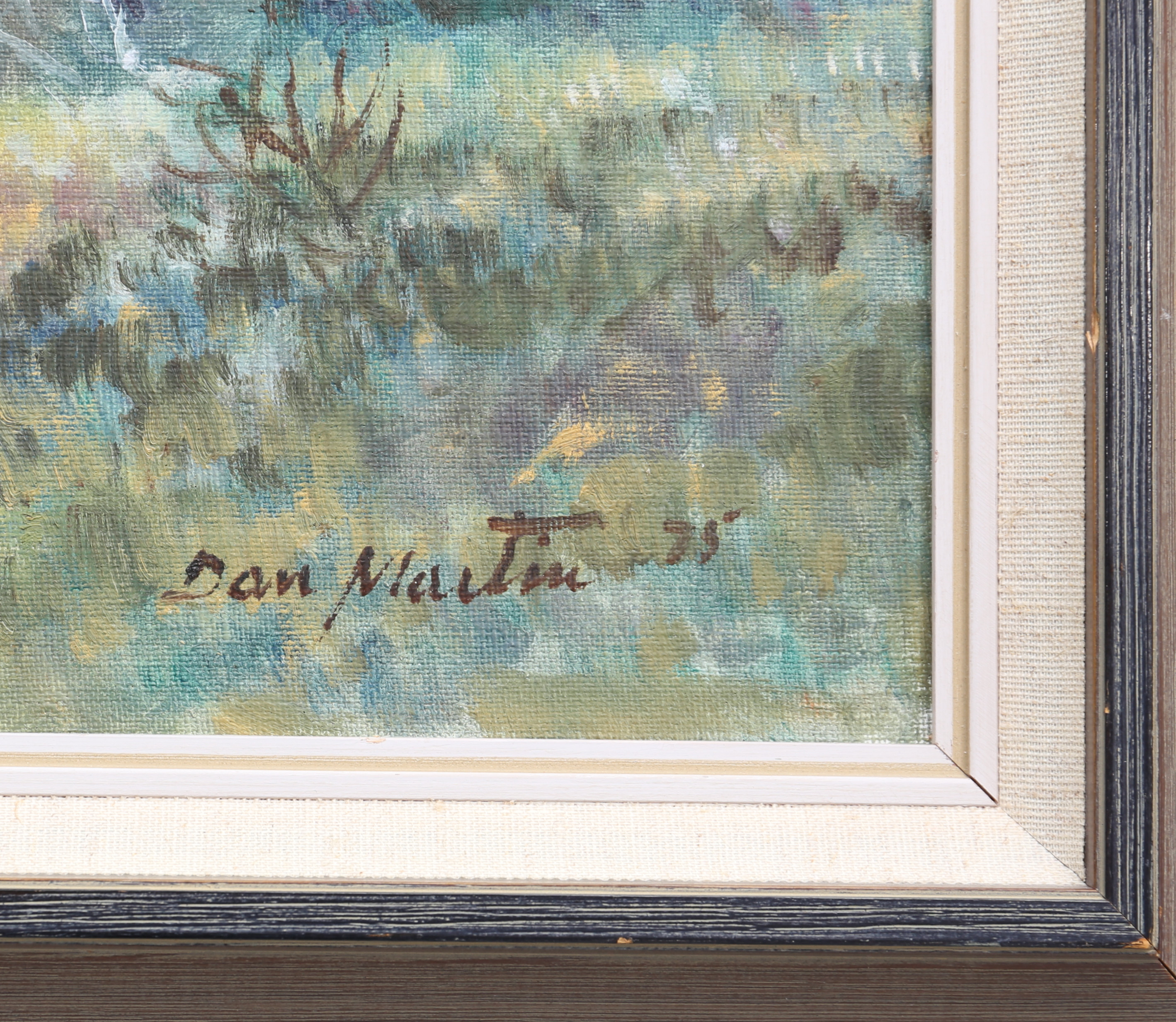 Images for 2593647. DAN MARTIN MASELL. Landscape with lake. Oil on ...