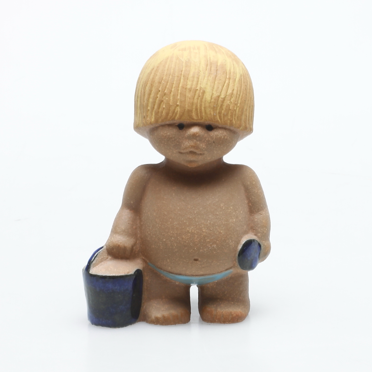 Images for 259884. LISA LARSON, "boy", stoneware, Gustavsberg. - Auctionet