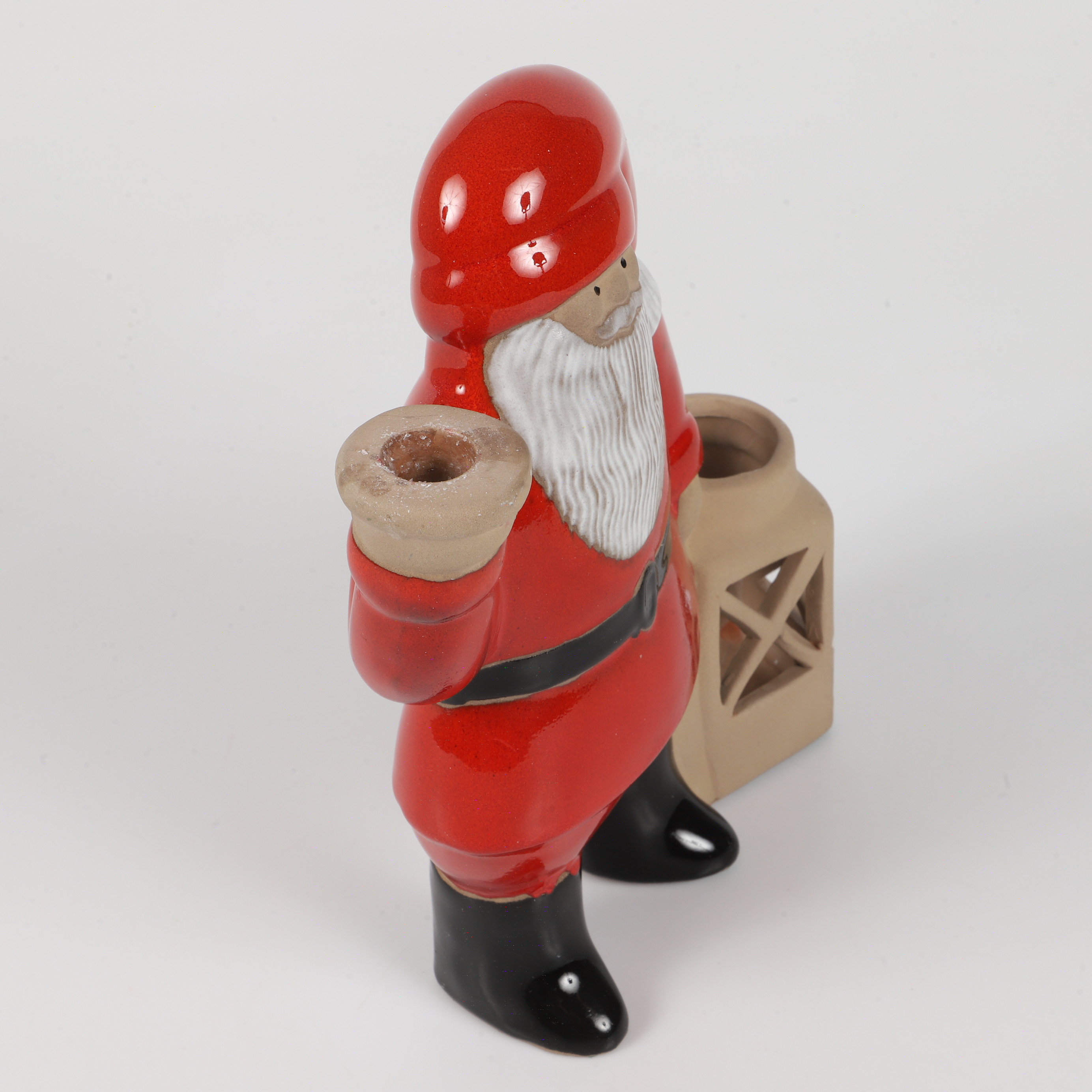 Bilder för 2607864. LISA LARSON. Ljusstake, tomte med lykta, keramik ...