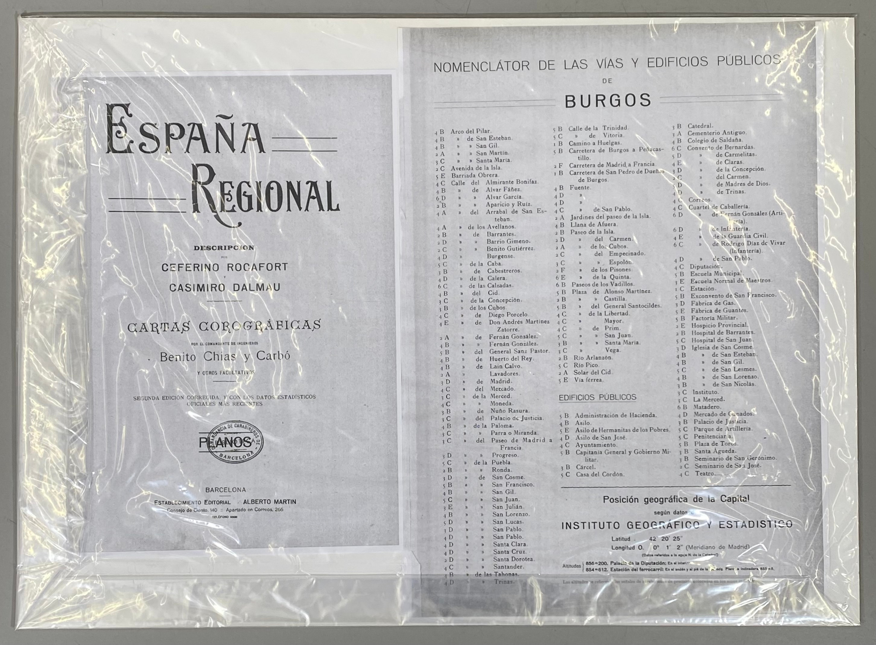 Images for 2608733. PLAN OF BURGOS. CHOROGRAPHIC LETTER ON PAPER. FIRST ...