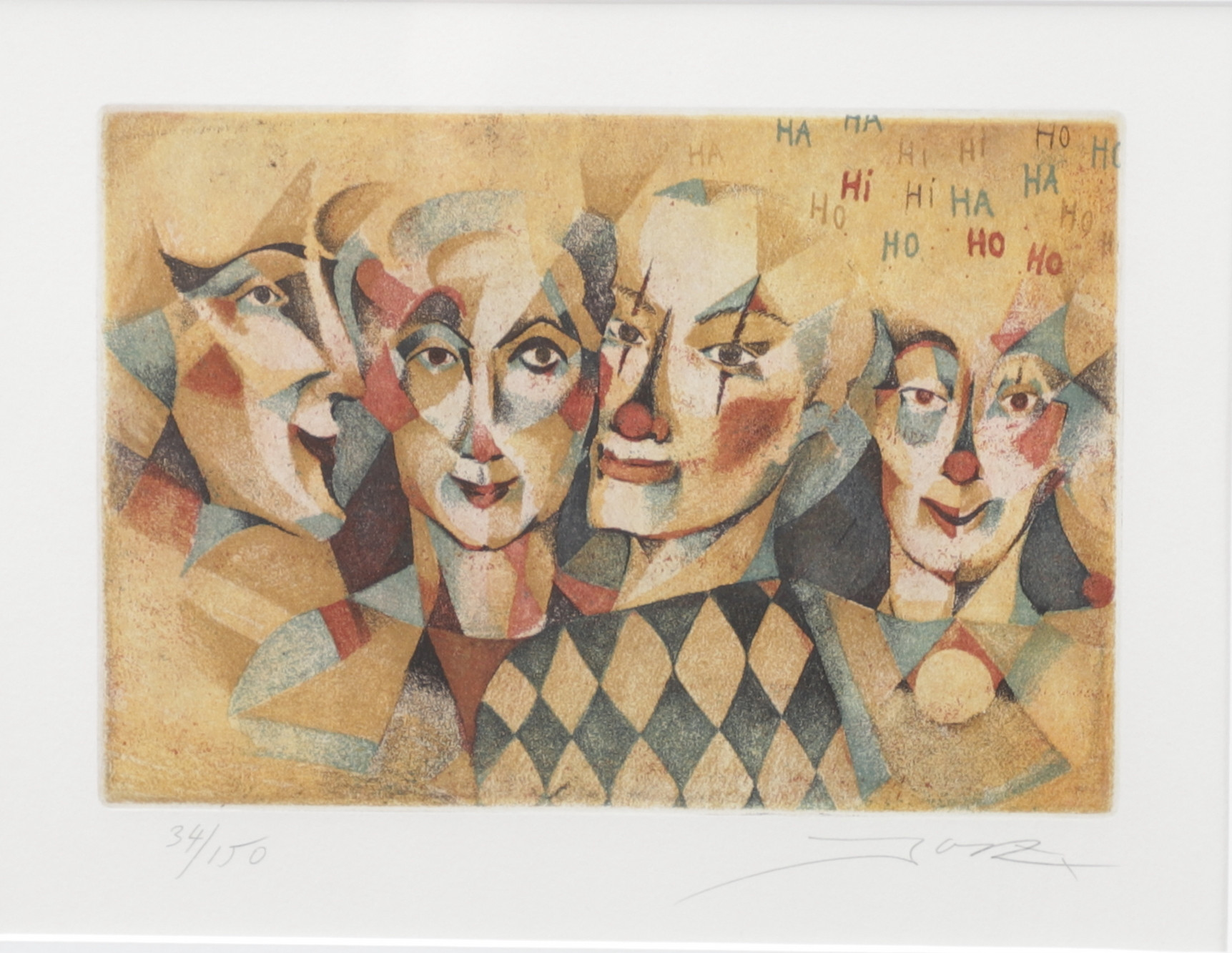 Images for 2610107. IRENE JARZ. Color etching, signed and numbered 107/ ...