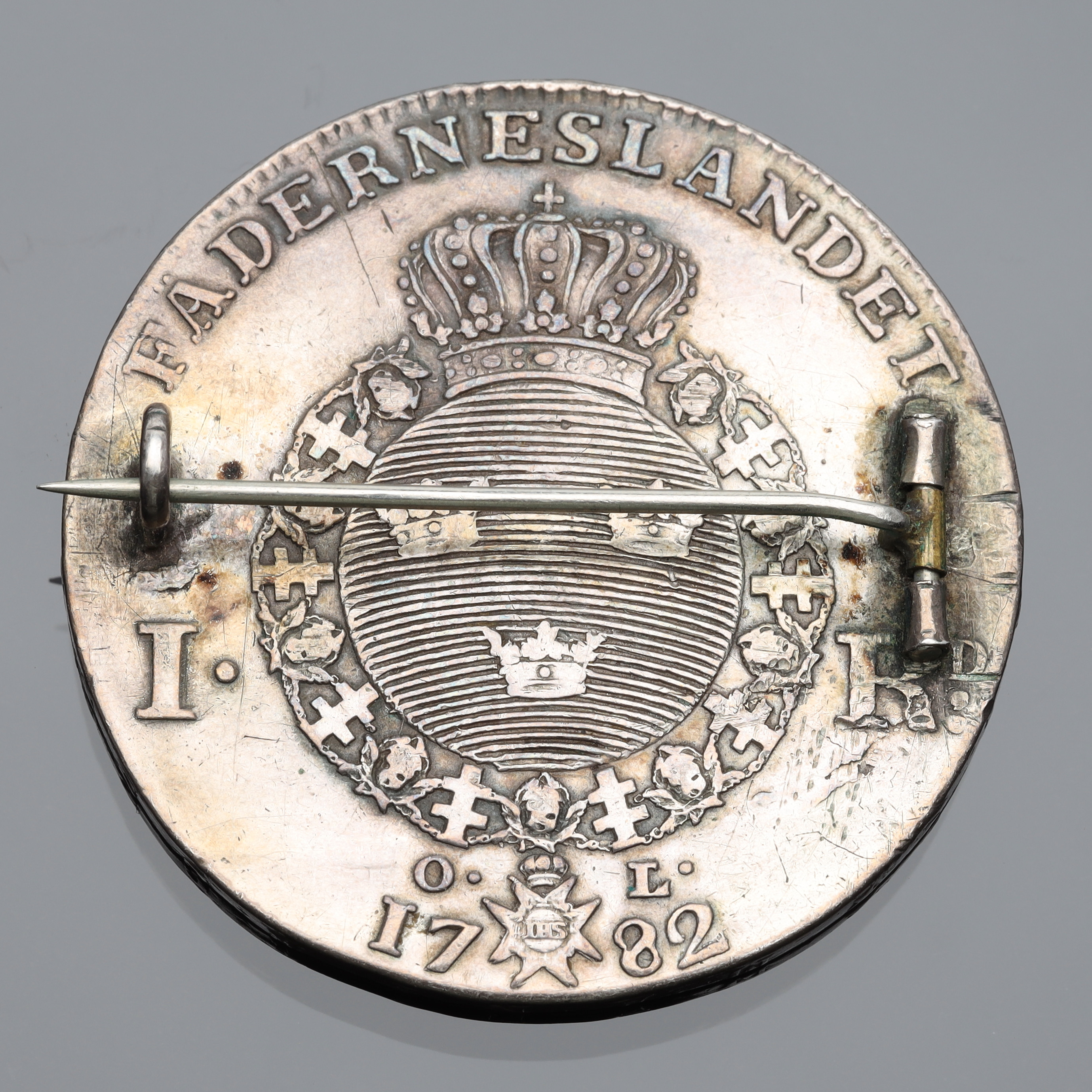 Images for 2610492. COIN, silver, with brooch mechanics on the back, 1 ...
