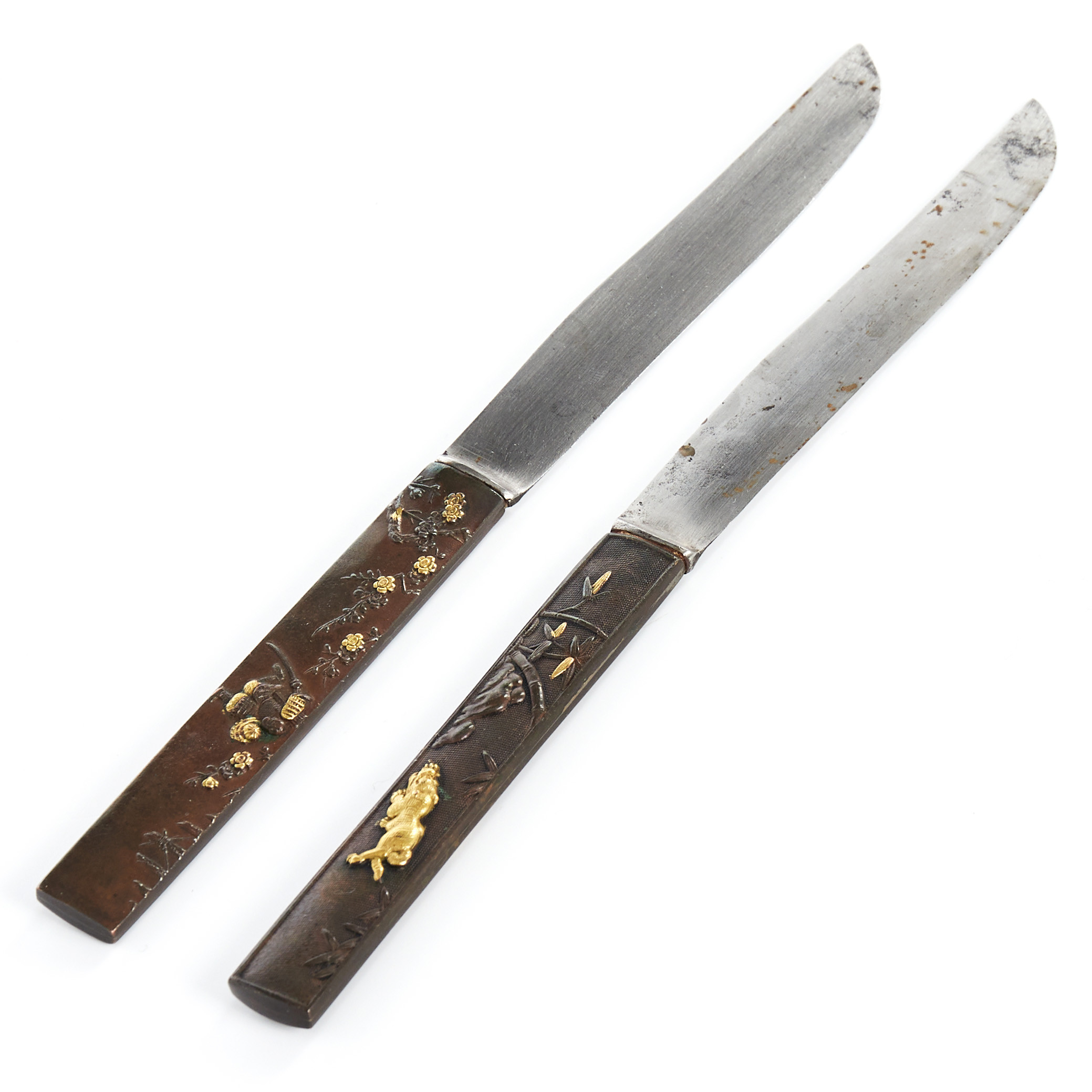 Images for 2612282. SHAKUDO KOZUKA, 2 knives, Japan, Meiji (1868-1912 ...