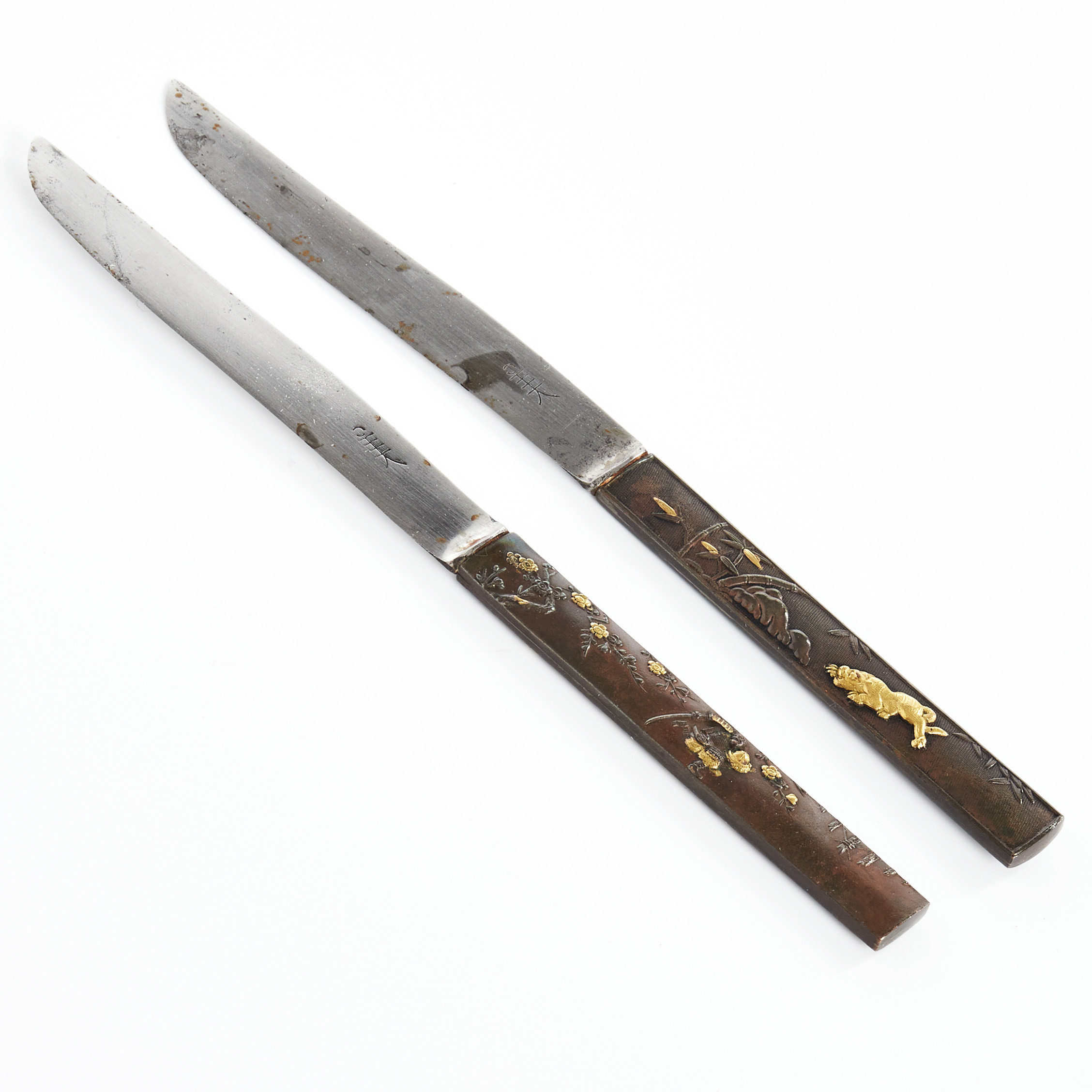 Images for 2612282. SHAKUDO KOZUKA, 2 knives, Japan, Meiji (1868-1912 ...