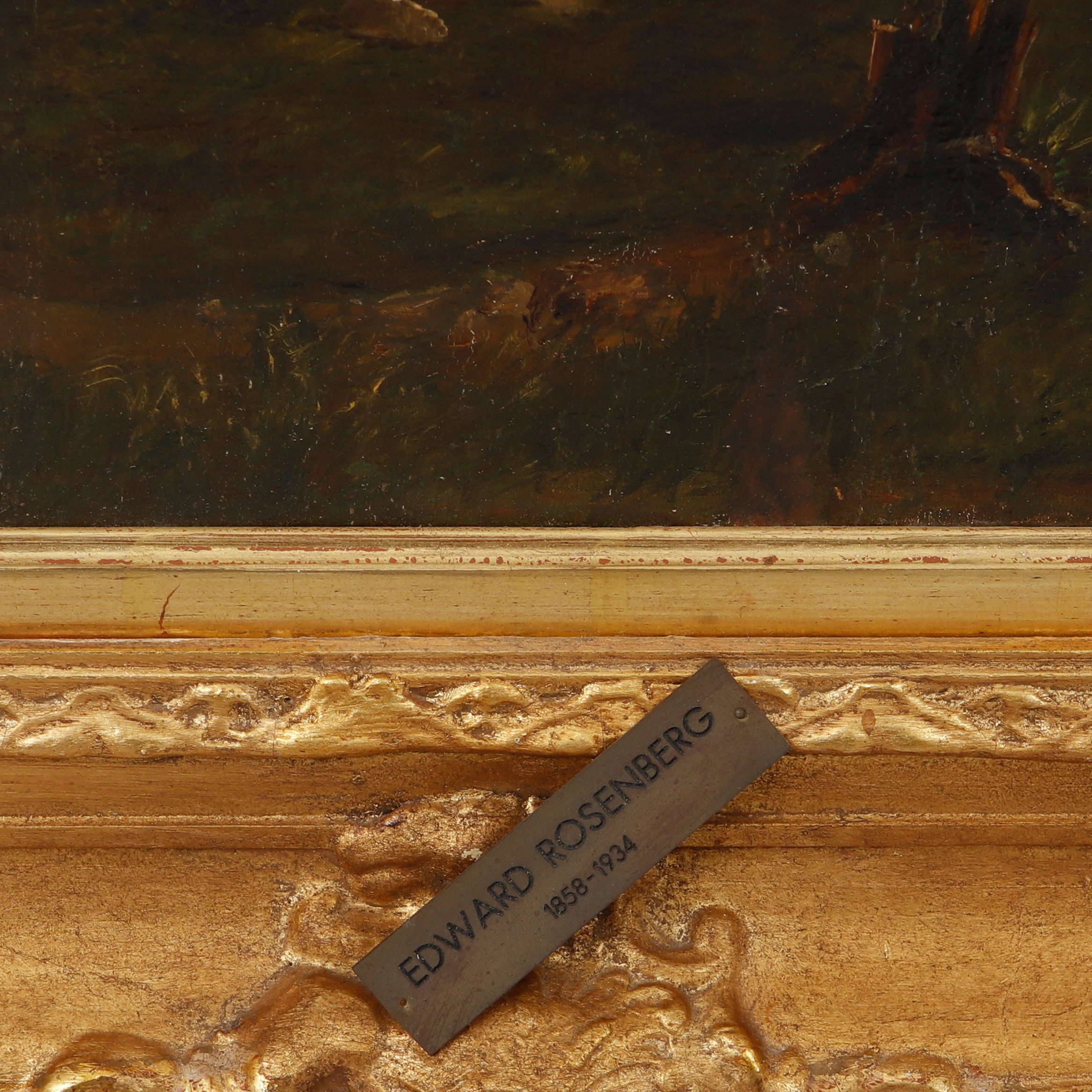 Images for 2616890. EDVARD ROSENBERG. Oil on canvas, signed and dated ...