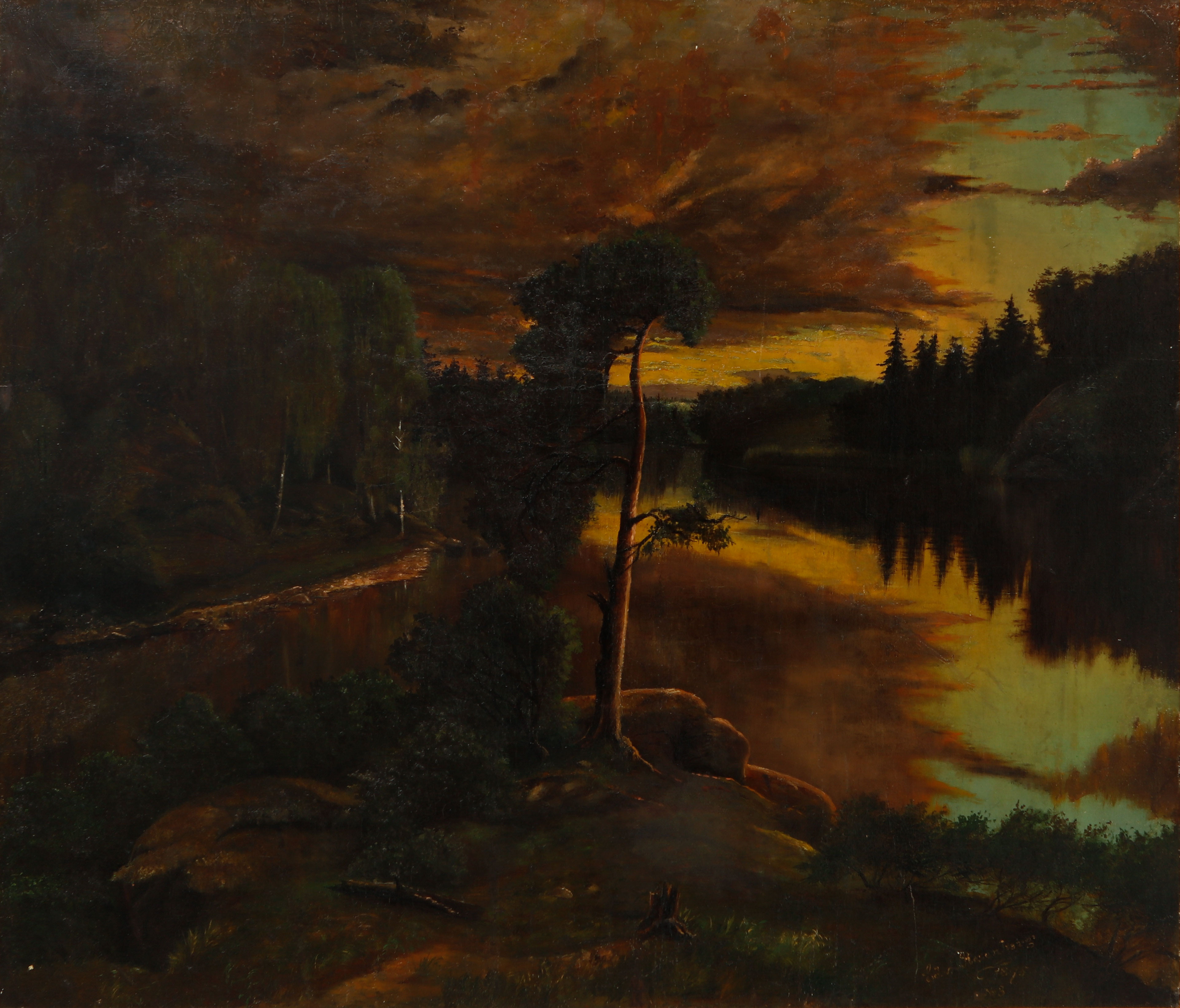 Images for 2616890. EDVARD ROSENBERG. Oil on canvas, signed and dated ...